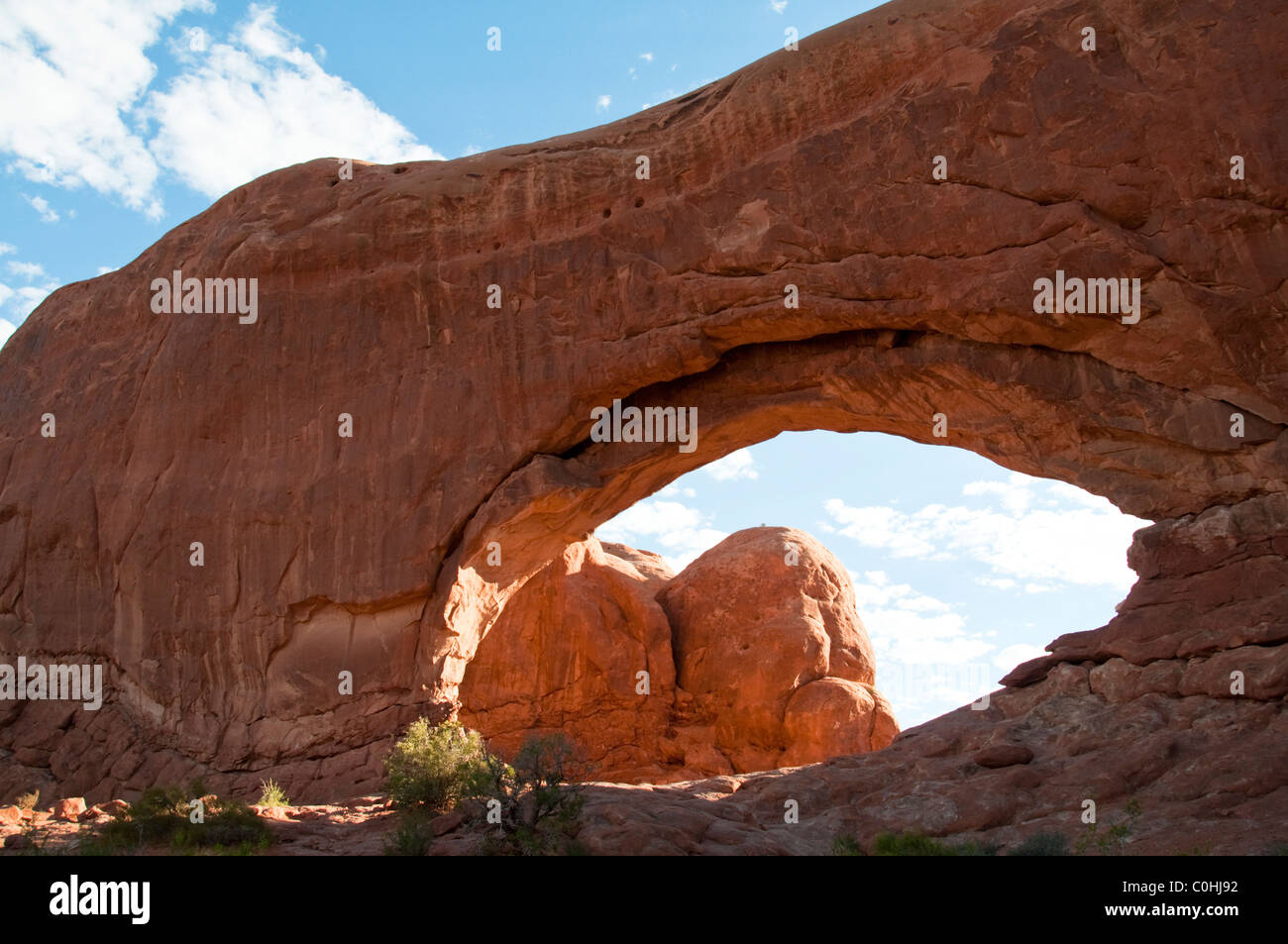North Window Arch,Created by Ceaseless Erosional Powers of Wind and ...