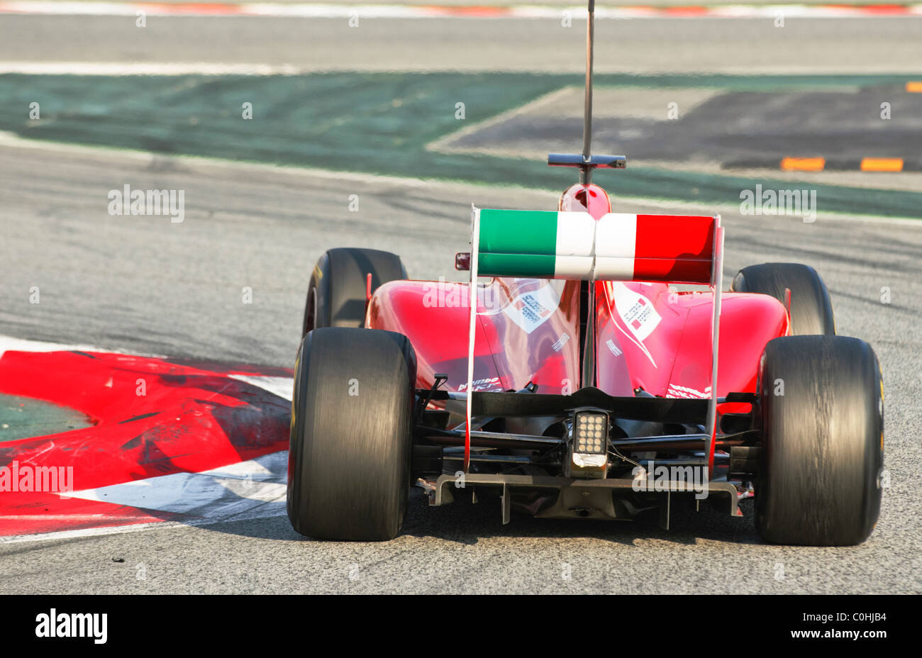 Felipe Massa (BRA) in the Scuderia Ferrari F150th Formula One racecar ...