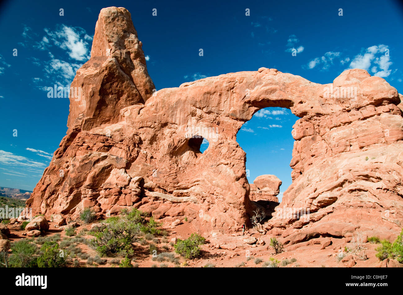 Turret Arch,Created Primarily by Ceaseless,Erosional Powers of Wind and ...