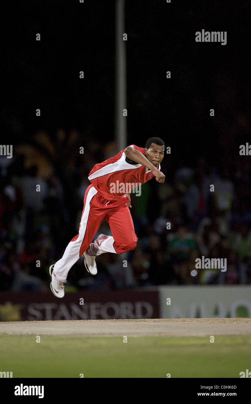 Mervyn Dillon The Stanford 20/20 cricket tournament 2007/08 - 1st semi ...