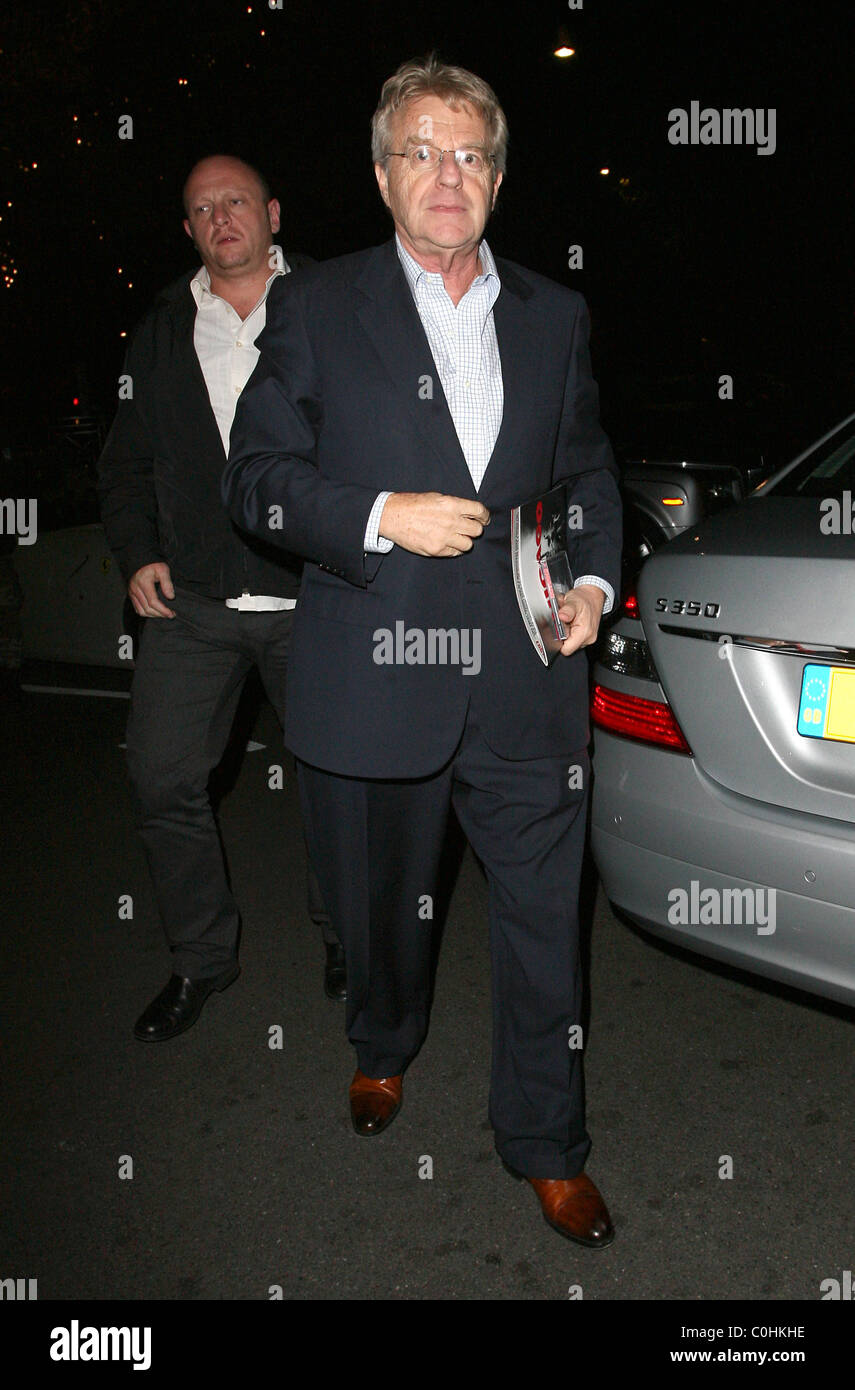 Jerry Springer arriving at the Dorchester Hotel London, England - 26.06 ...