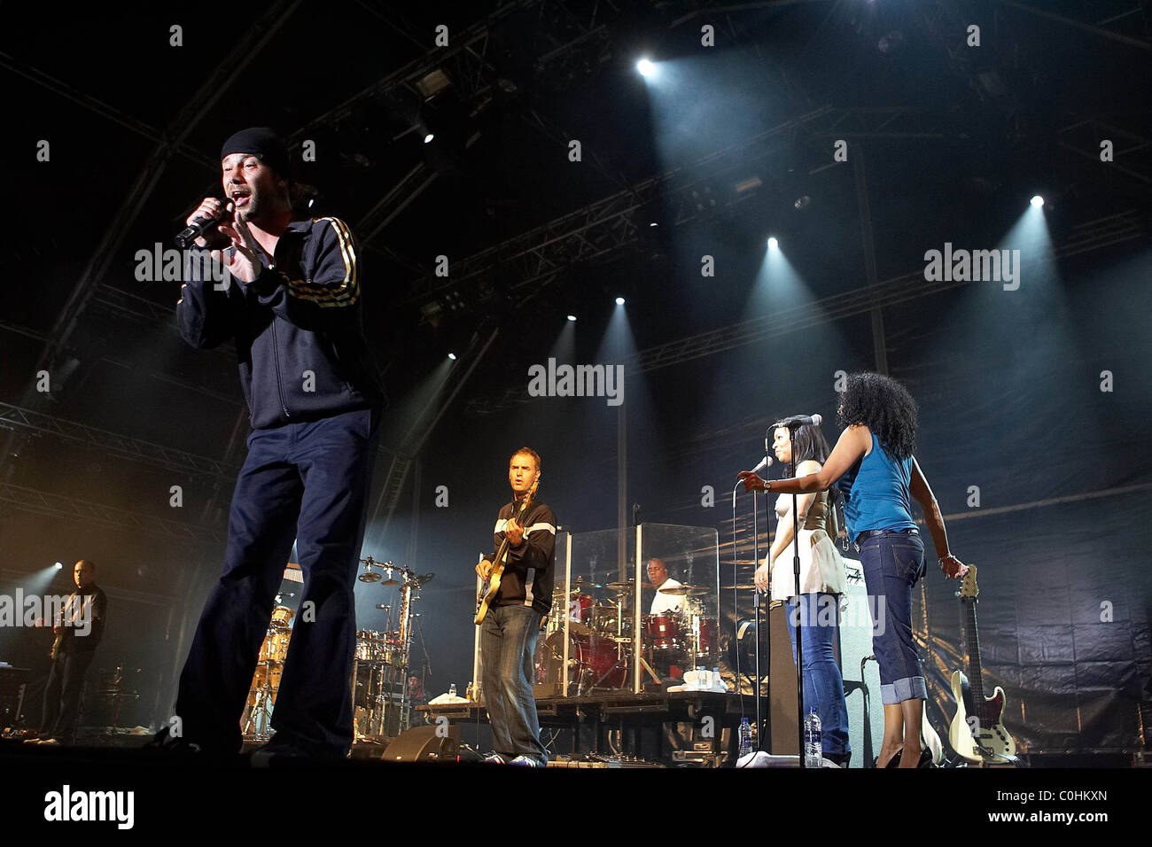 Jay Kay of Jamiroquai performing live at the SuperBock SuperRock ...