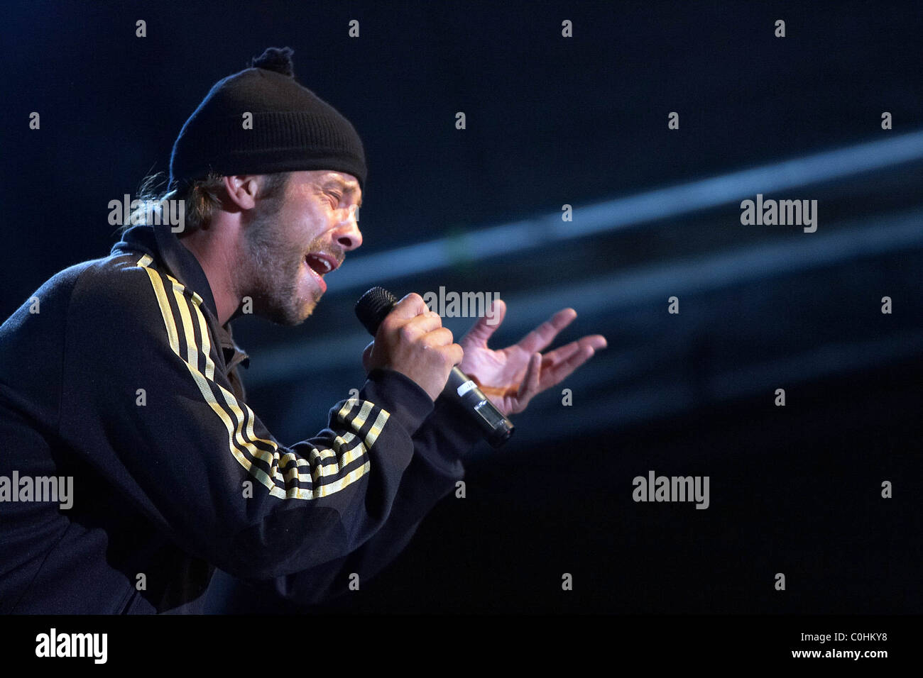 Jay Kay of Jamiroquai performing live at the SuperBock SuperRock ...