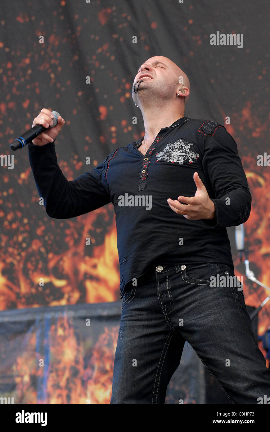 Disturbed Download Festival 2008 - Day One at Donington Park Derbyshire ...