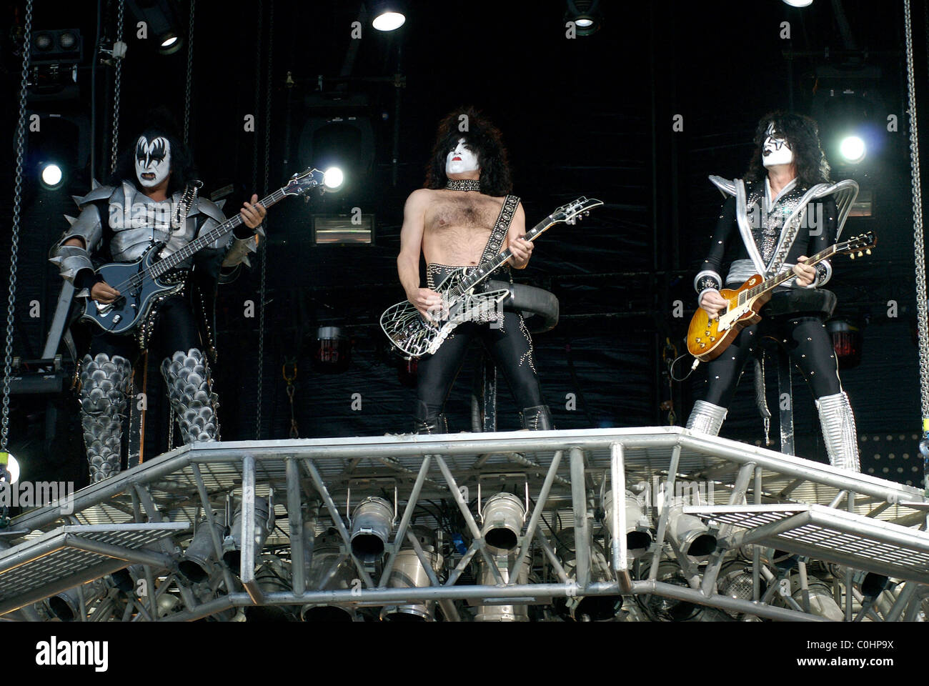 Kiss Performing Live Download Festival 2008 - Day One at Donington Park ...