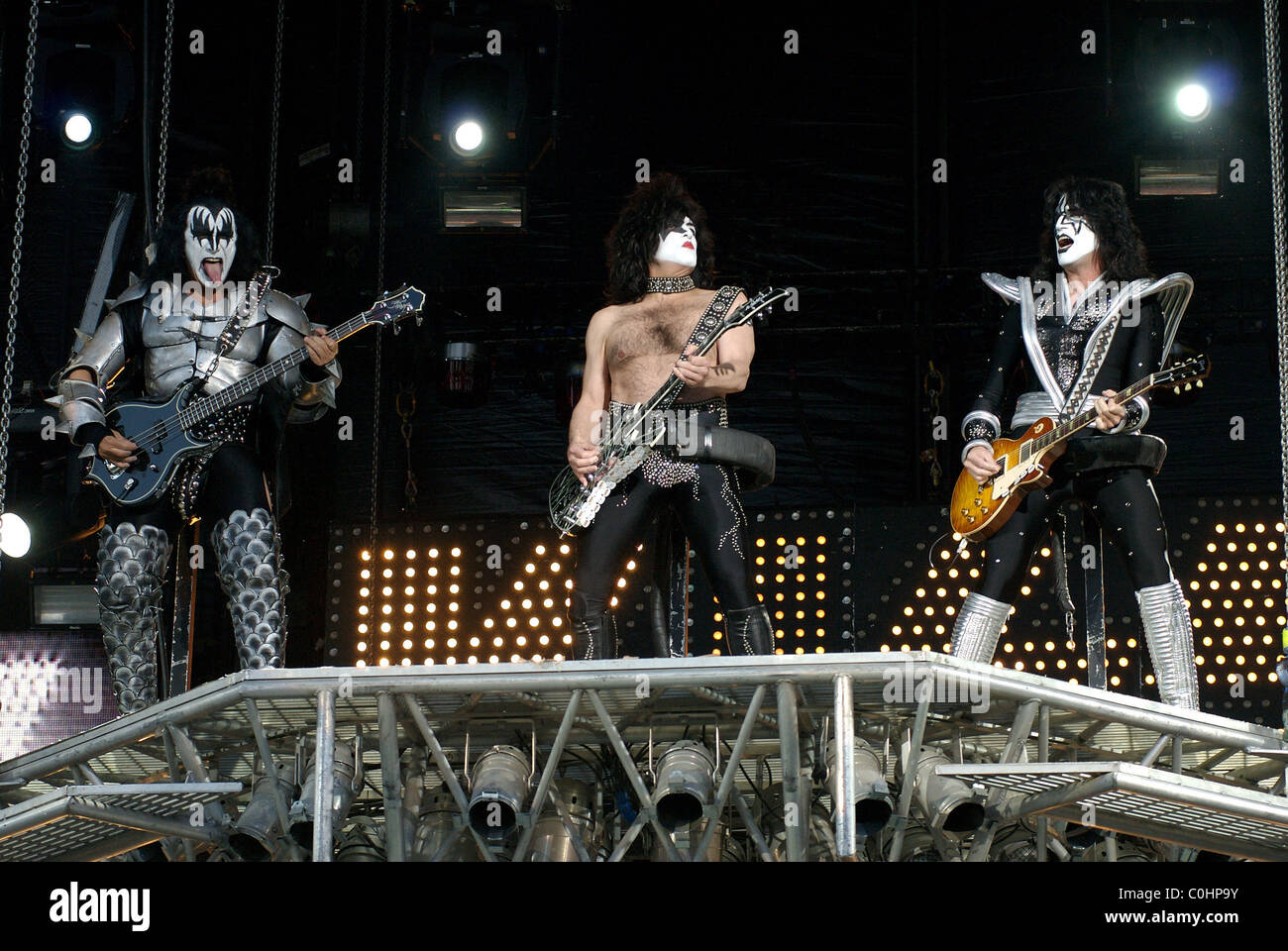 Kiss Performing Live Download Festival 2008 - Day One at Donington Park ...
