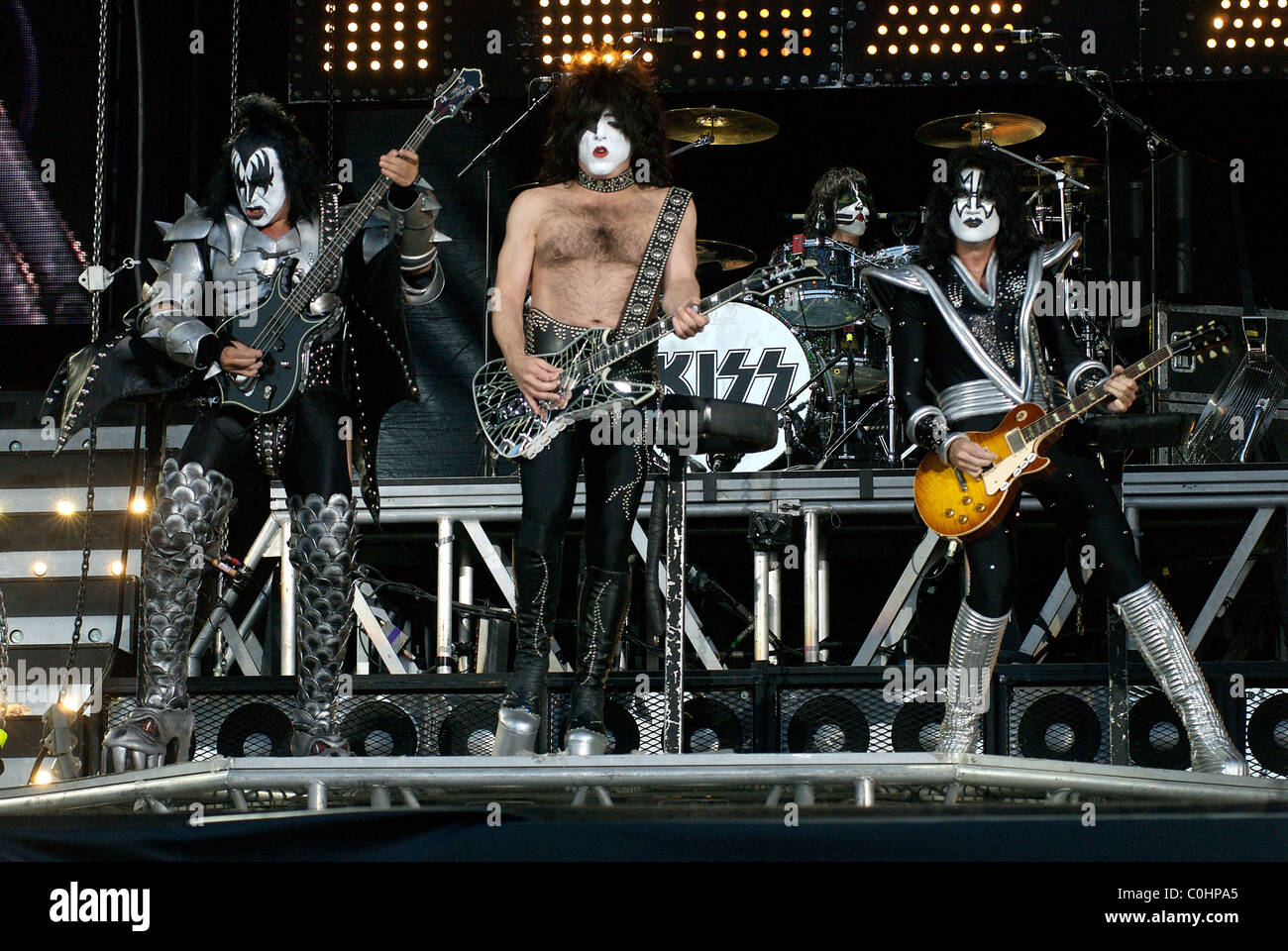Kiss Performing Live Download Festival 2008 - Day One at Donington Park ...