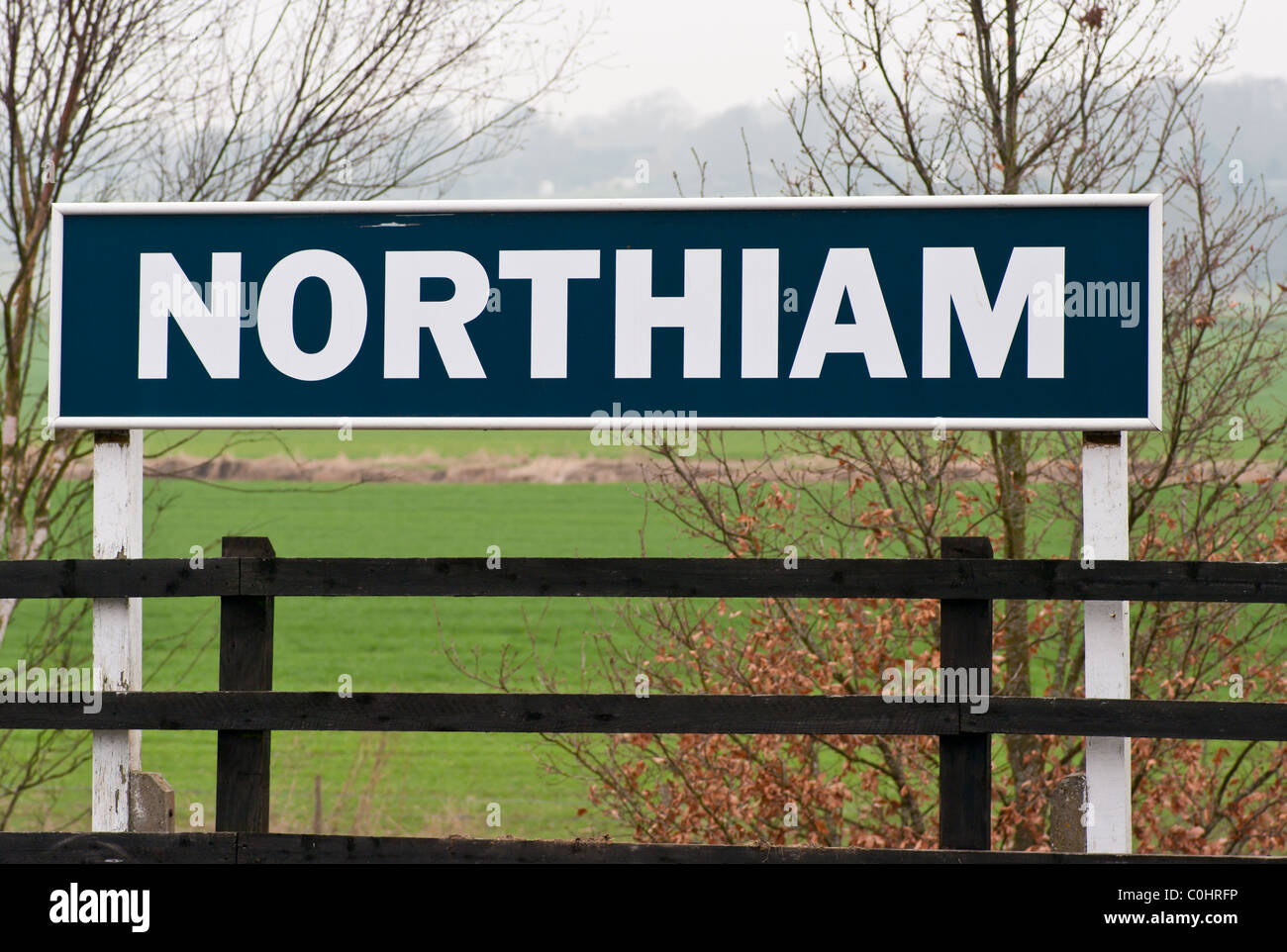 Northiam Railway Station Sign Kent and East Sussex Railway England ...