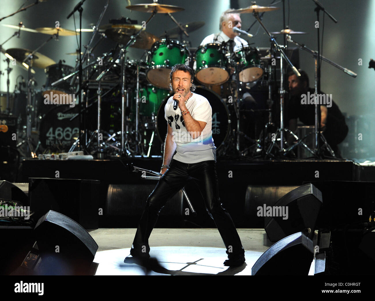 Paul Rodger and Brian May of Queen Nelson Mandela birthday concert held ...