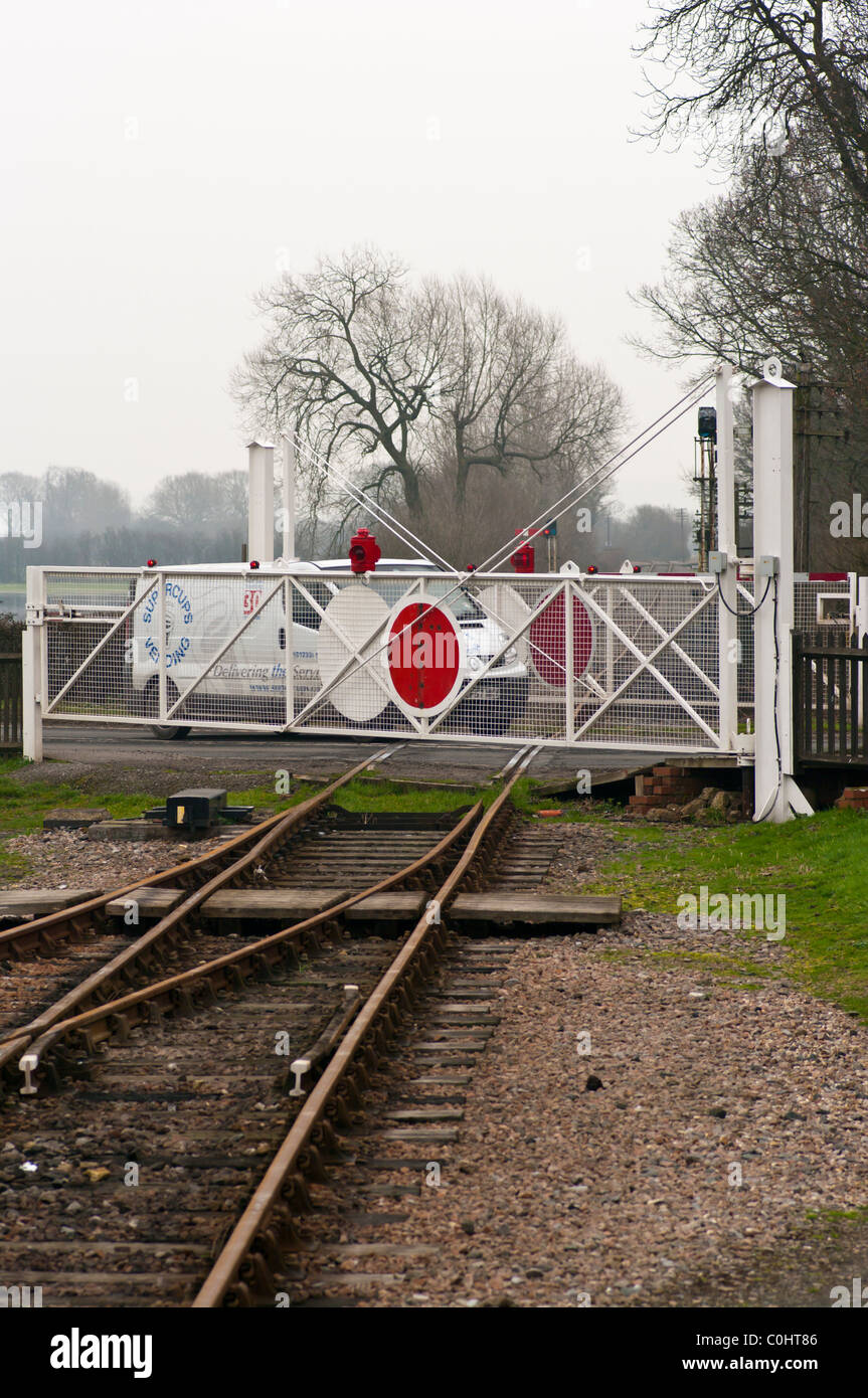 Level Crossing Northiam East Sussex England Stock Photo - Alamy