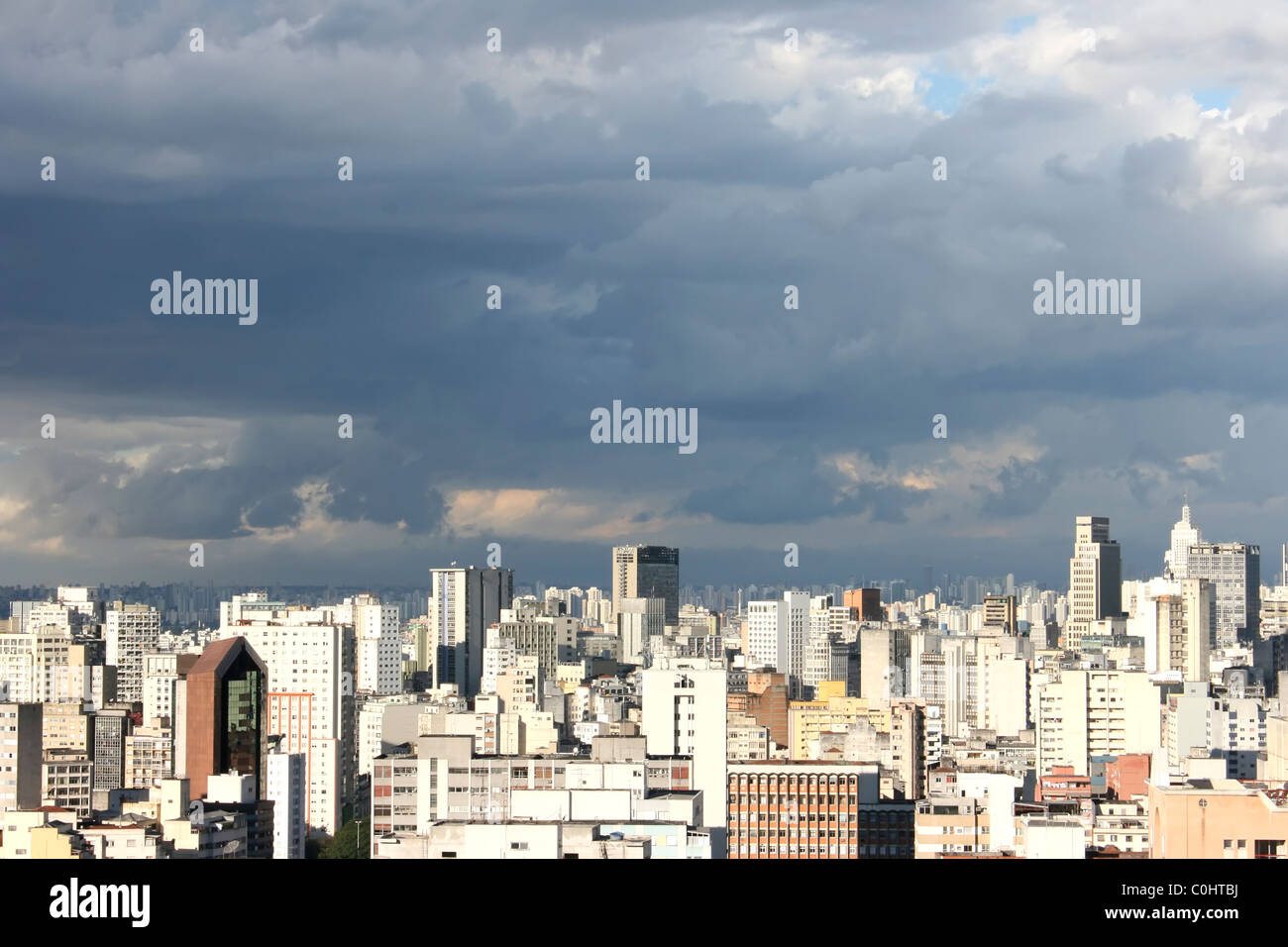 Skyline view from Higienopolis, Sao Paulo, Brazil Stock Photo - Alamy