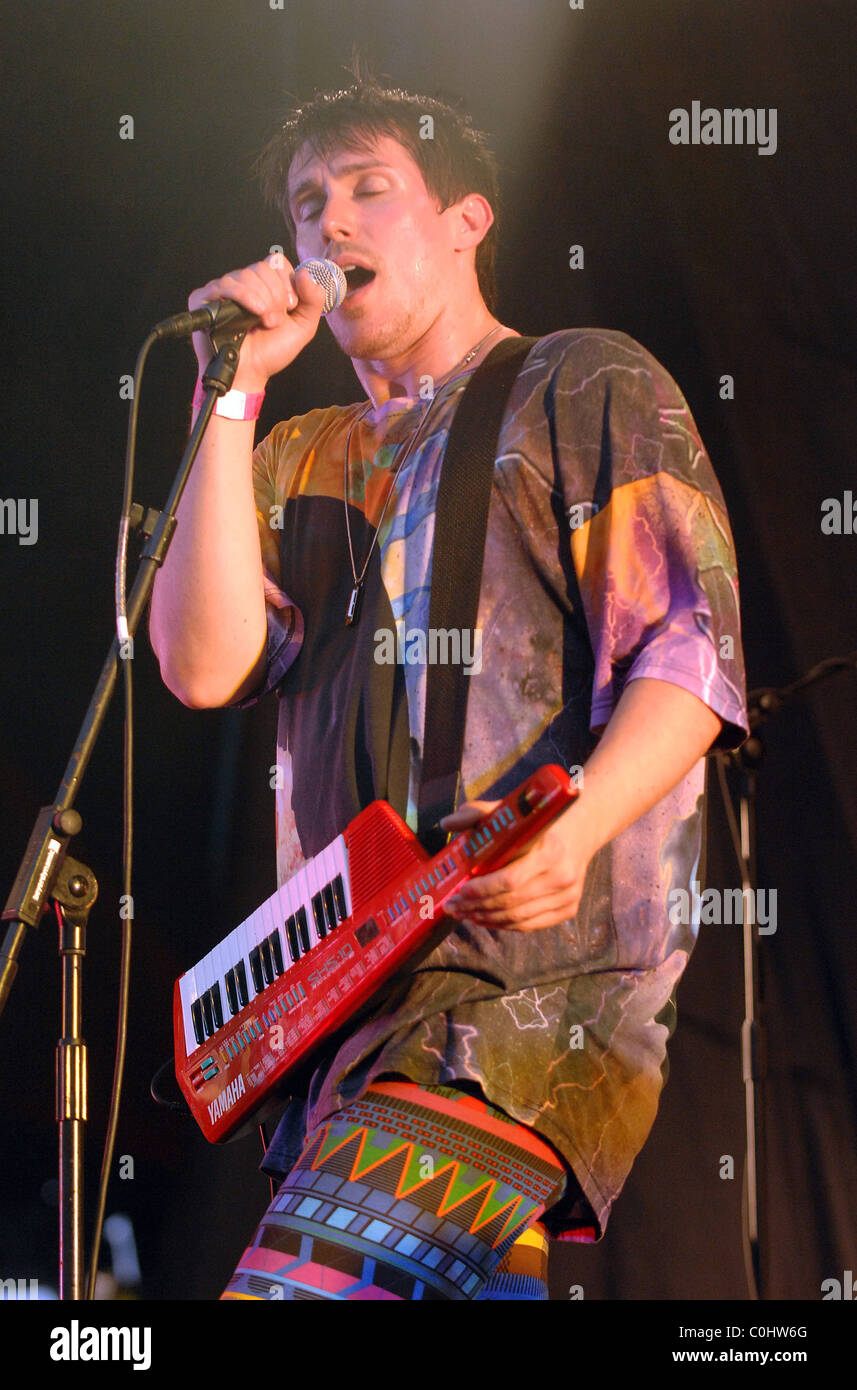 Sam Sparro performs at the 'Rose Tree Jam' at Bowood House Wiltshire ...