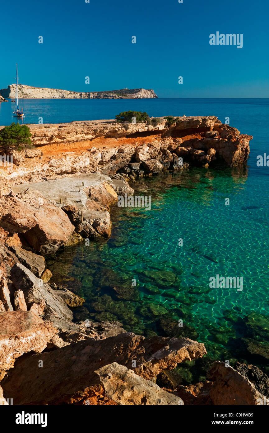 Cala Conta, Ibiza, Balearic Islands, Spain Stock Photo - Alamy