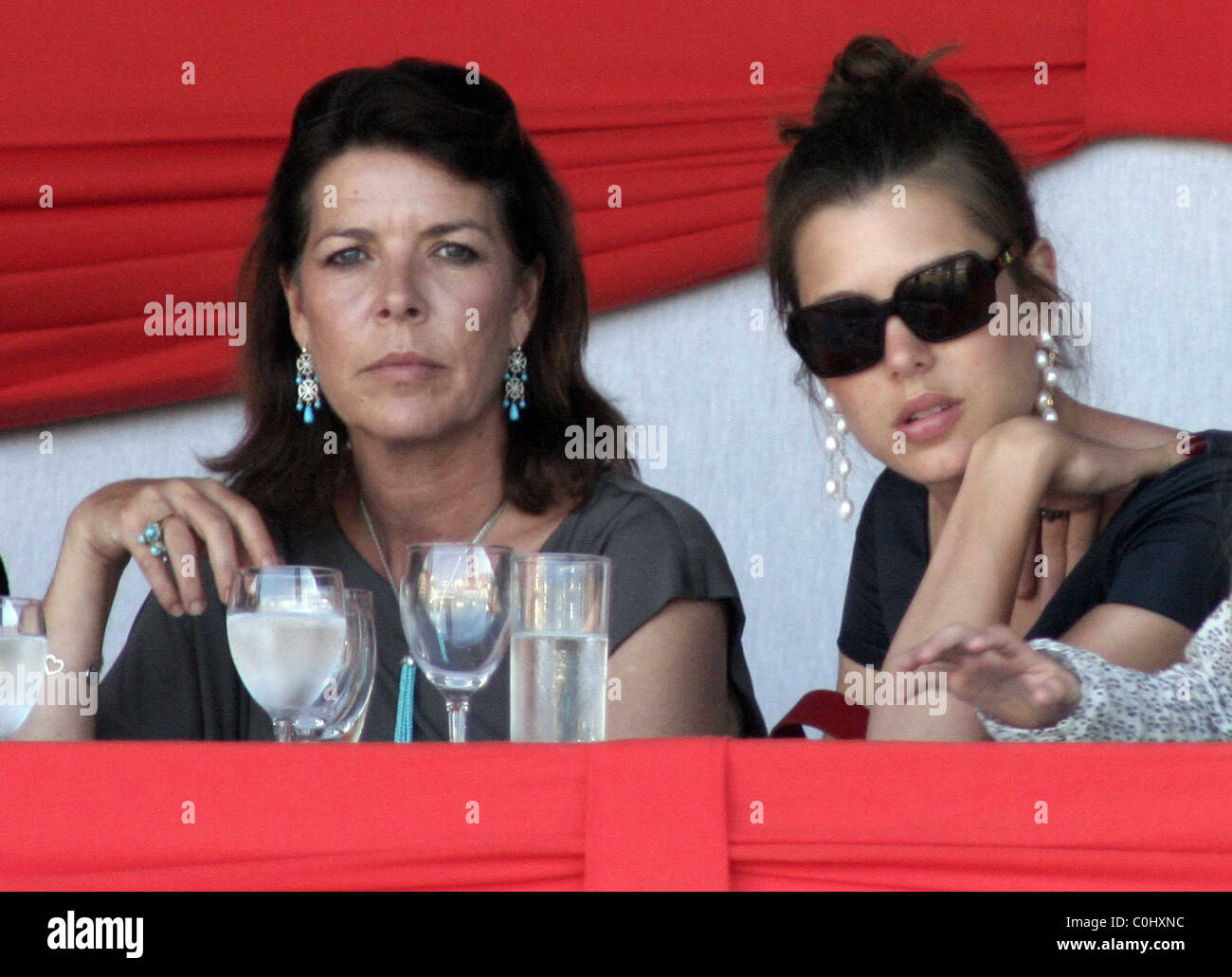 Princess Caroline of Monaco with her daughter Charlotte 2008 Pont ...