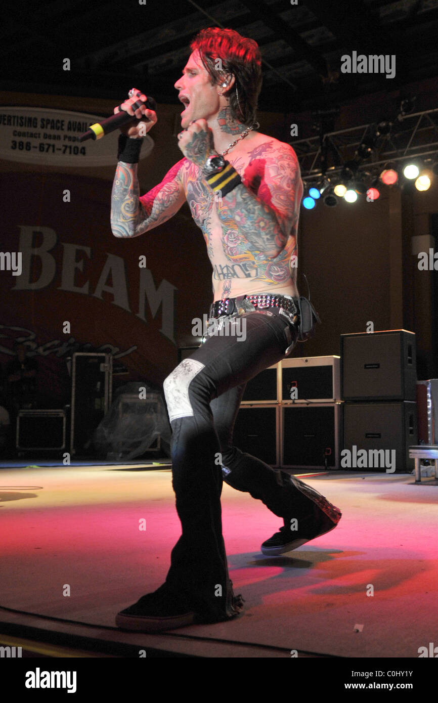 Josh Todd of Buckcherry performs in concert at Destination Daytona ...