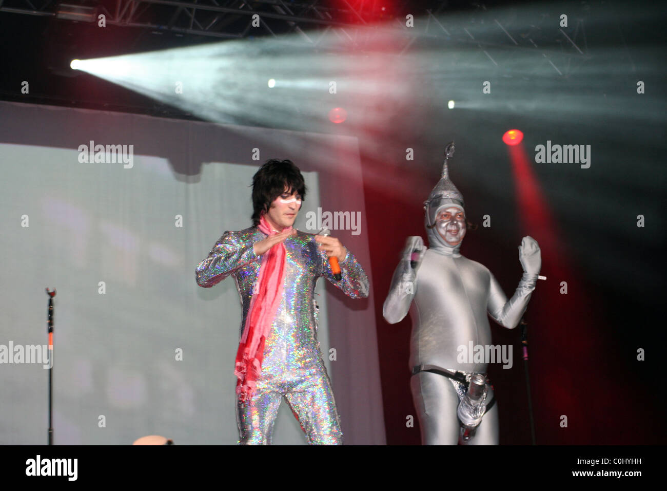 Noel Fielding and Bob Fossil of The Mighty Boosh at the Mighty Boosh ...