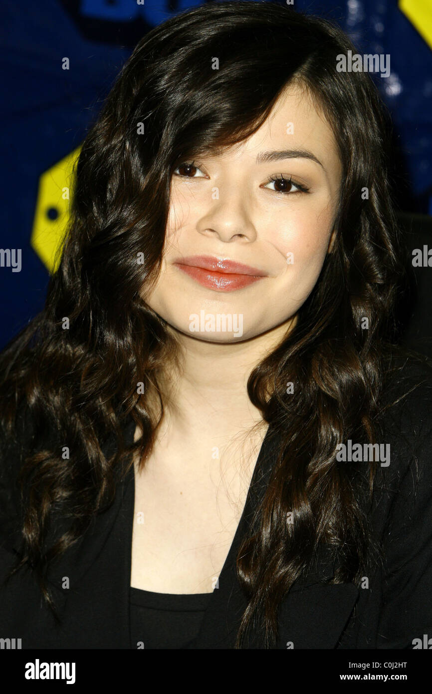 Miranda Cosgrove at a CD signing promoting the new album of music from ...