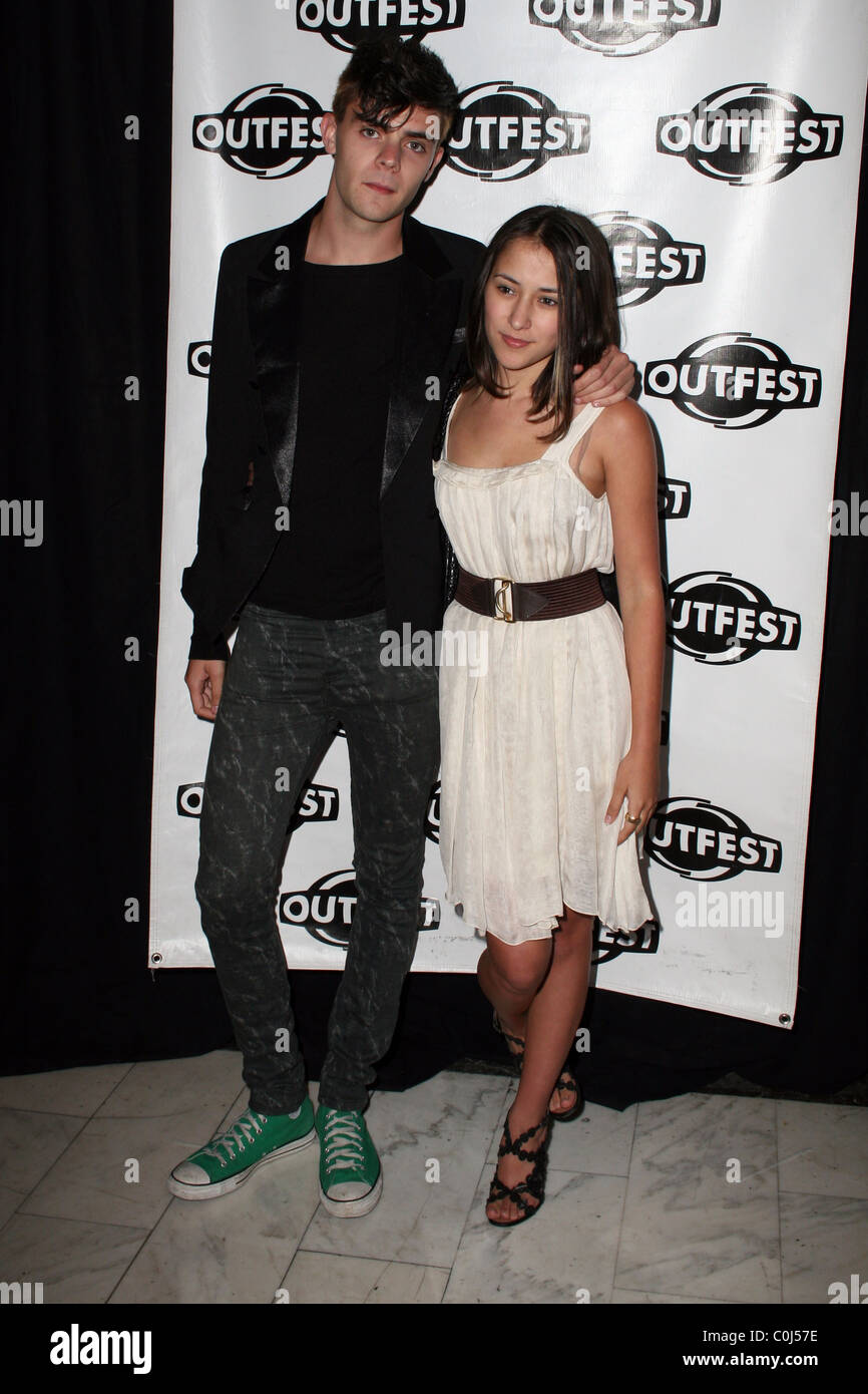 Tanner Cohen and Guest Outfest 2008 Film Festival opening night gala ...