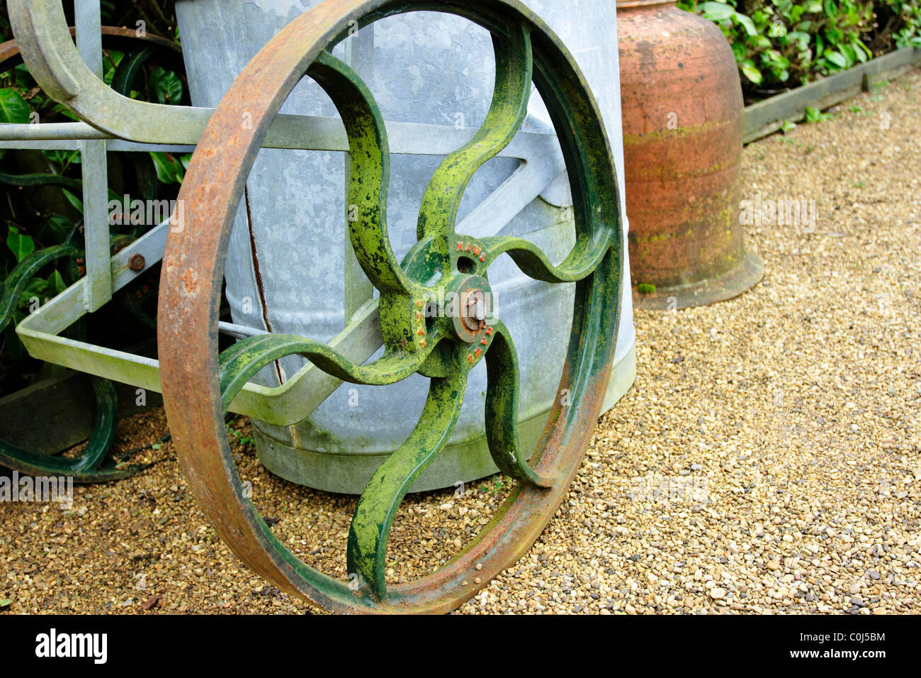 Cast iron wheel hi-res stock photography and images - Alamy