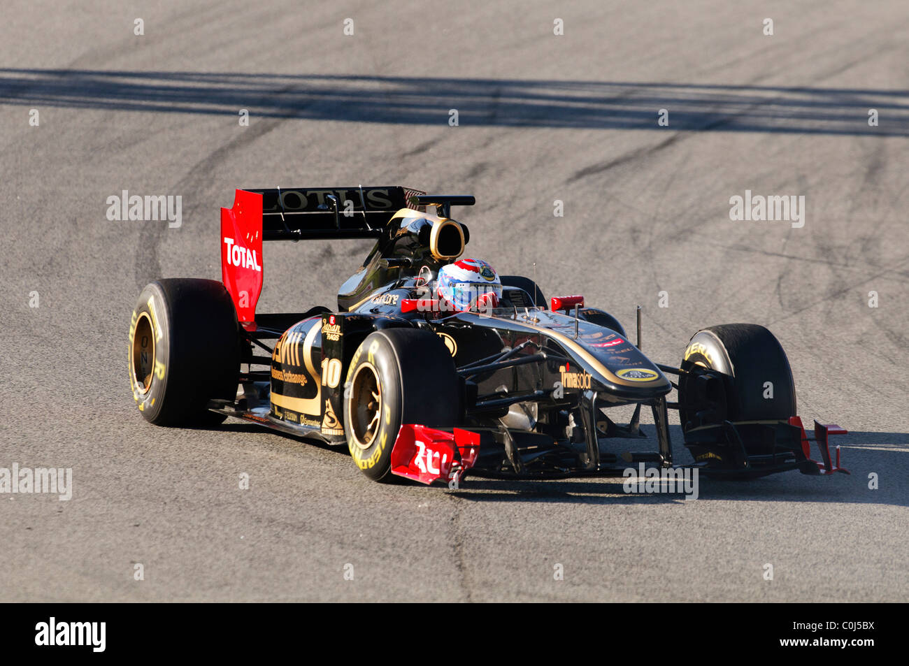 Vitaly Petrov (RUS) in the Renault R31 Formula One racecar Stock Photo ...
