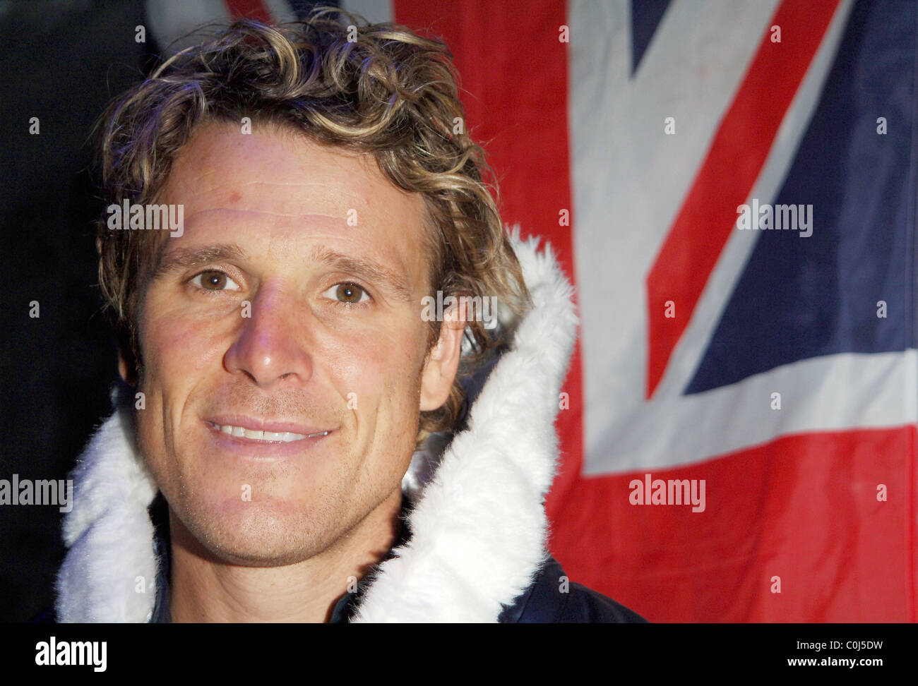 James Cracknell Photocall to announce an expedition to the South Pole ...