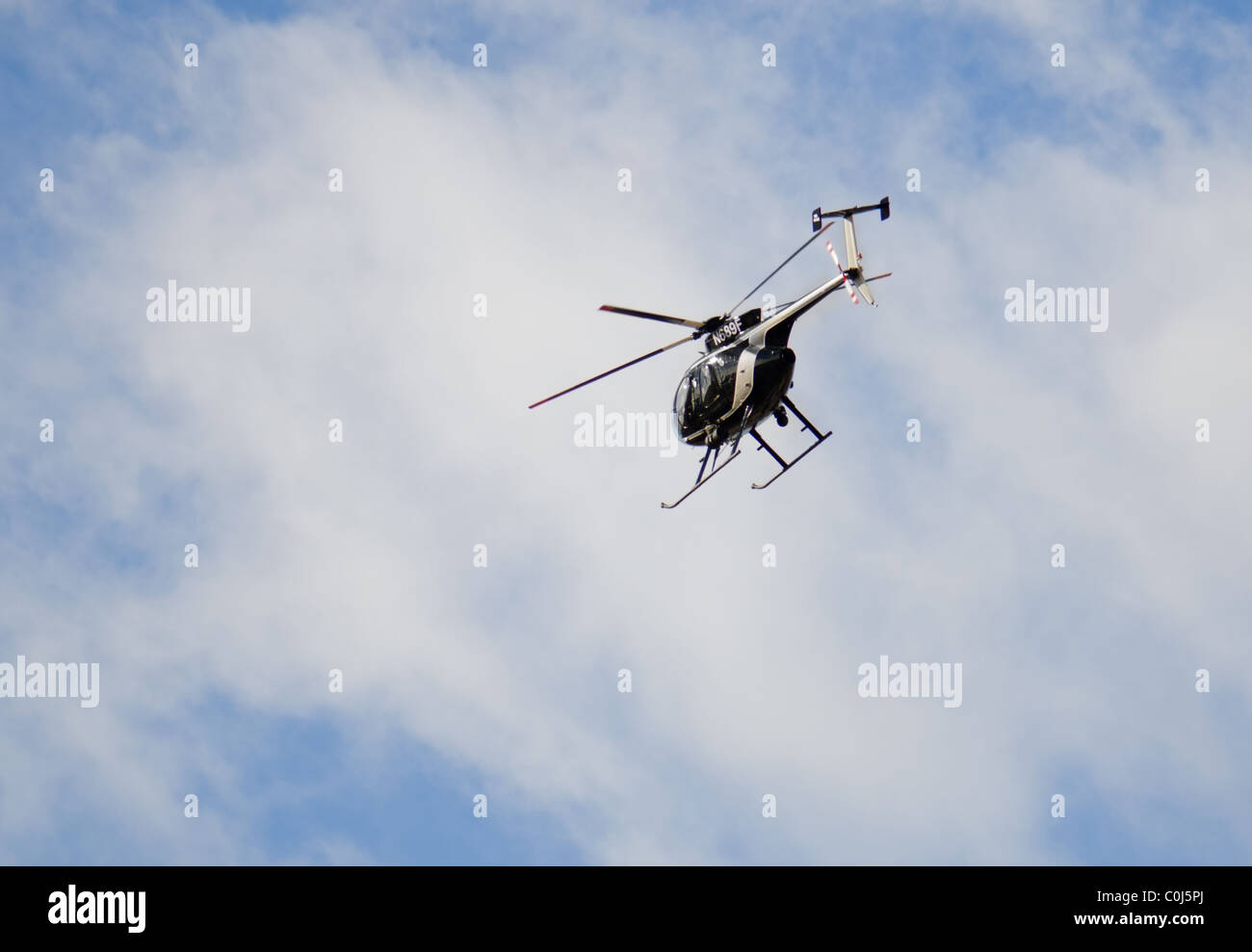 Helicopter police chasing hi-res stock photography and images - Alamy