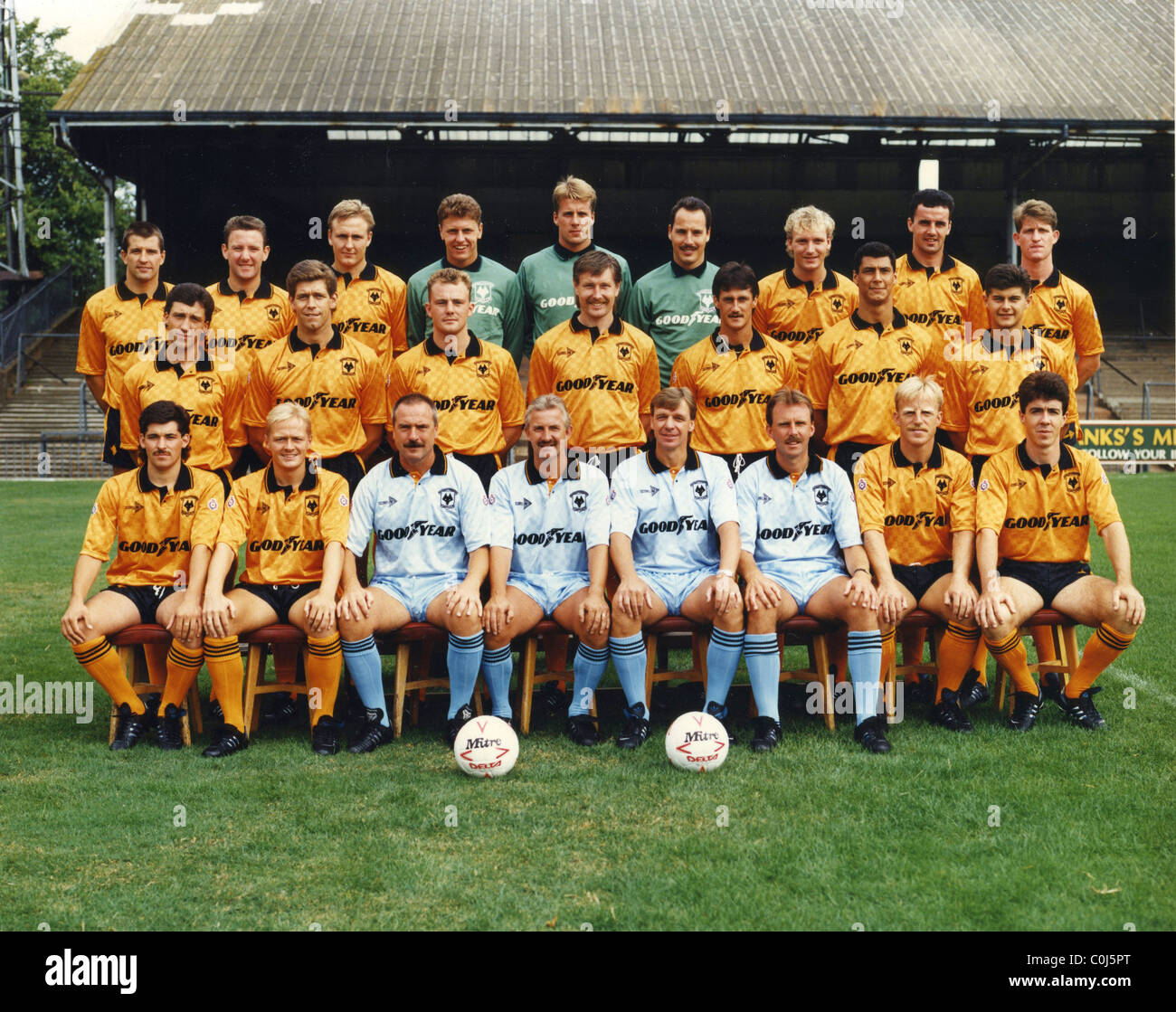 Wolverhampton Wanderers football team 1990 / 1991 Stock Photo - Alamy