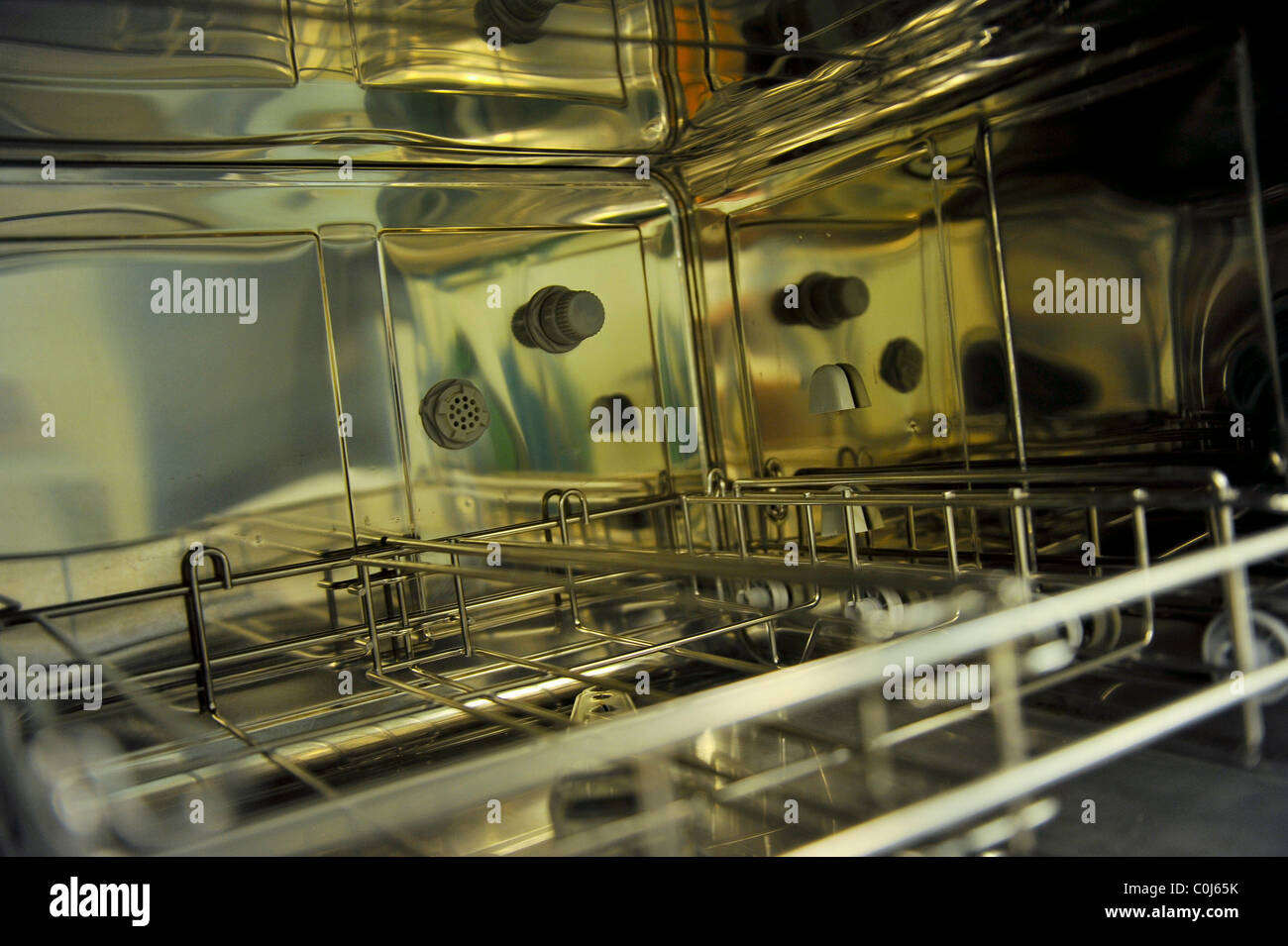 Inside am Instrument Washer Stock Photo - Alamy