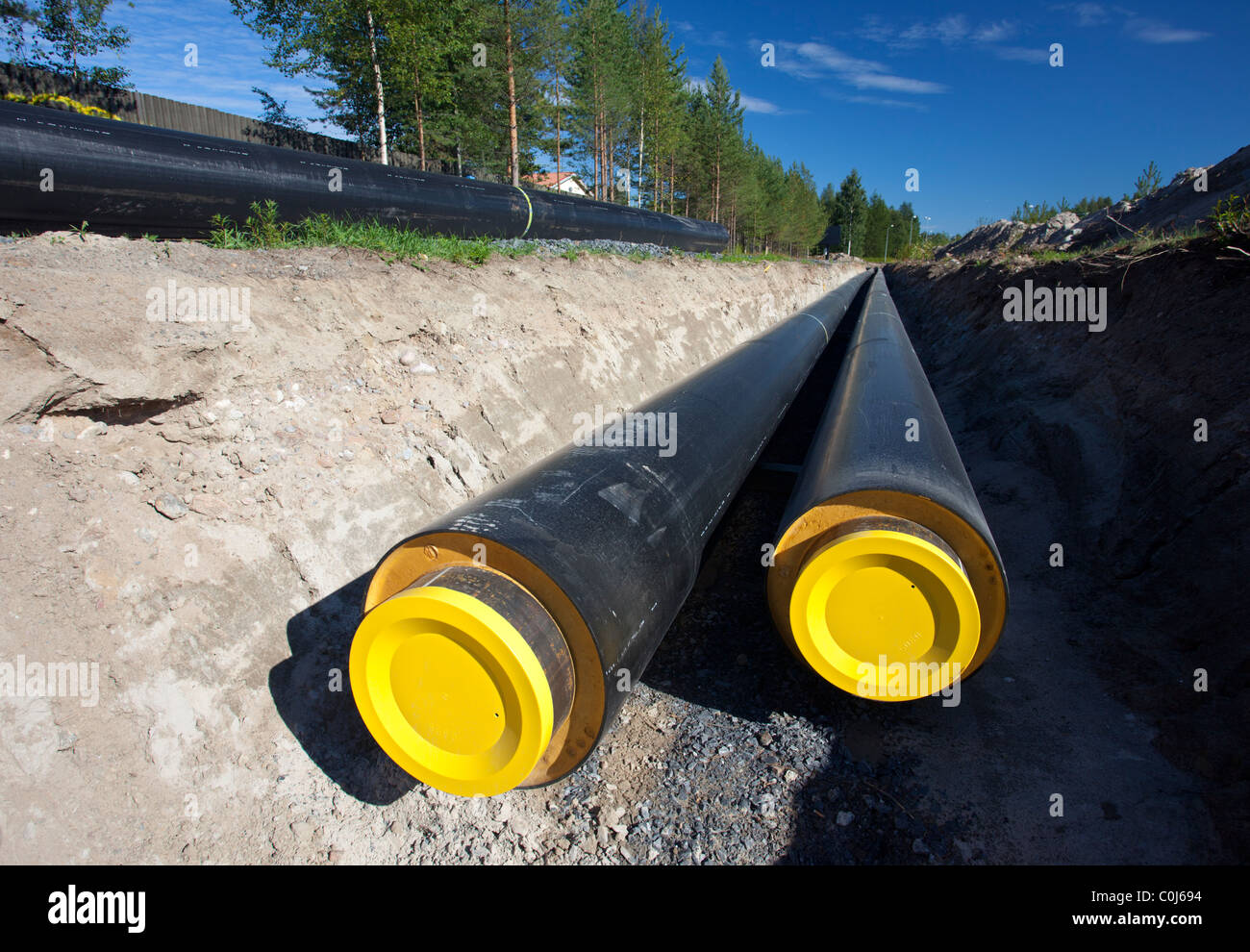 District heating pipe hi-res stock photography and images - Alamy