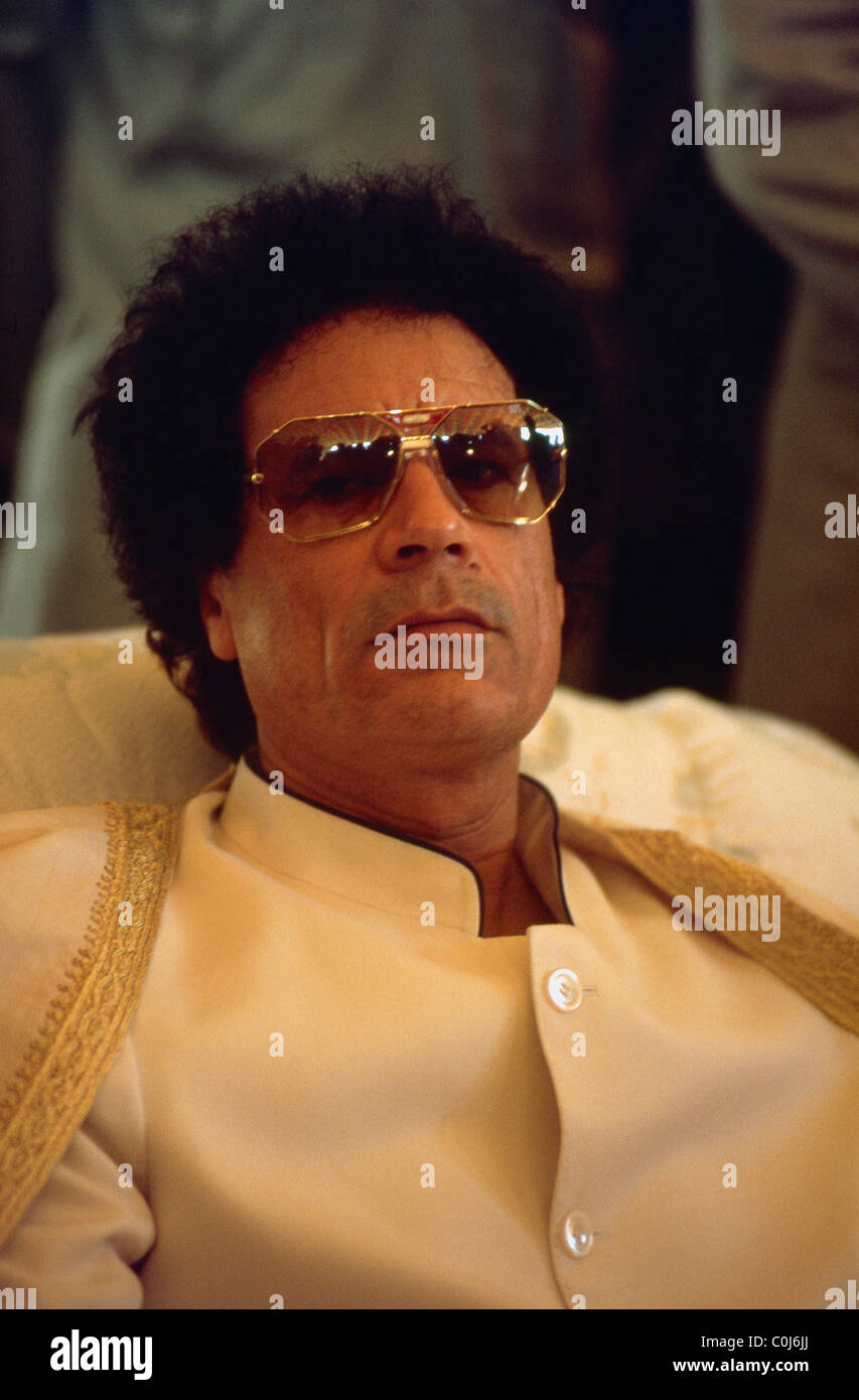 Libya president muammar gaddafi hi-res stock photography and images - Alamy