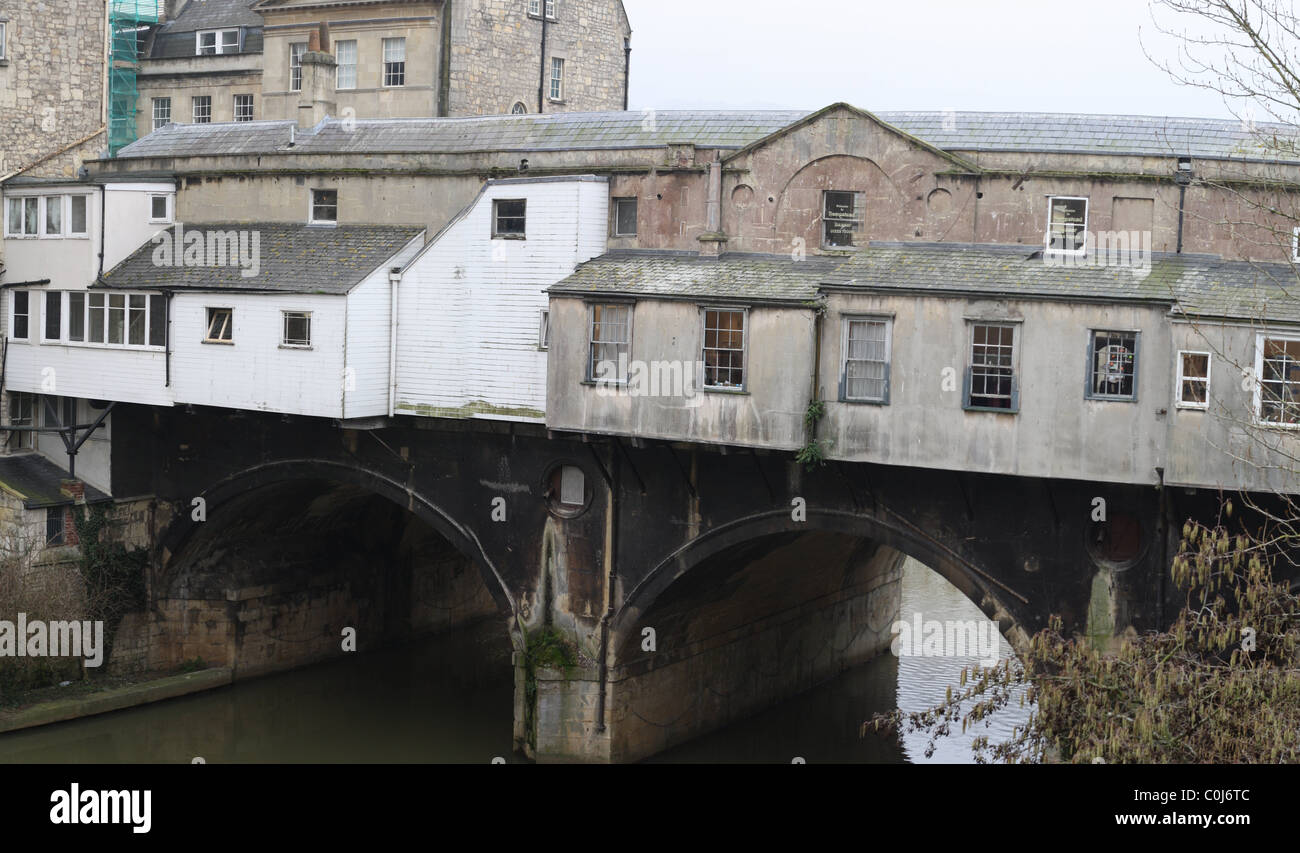 Back of Pulteney Bridge Stock Photo - Alamy