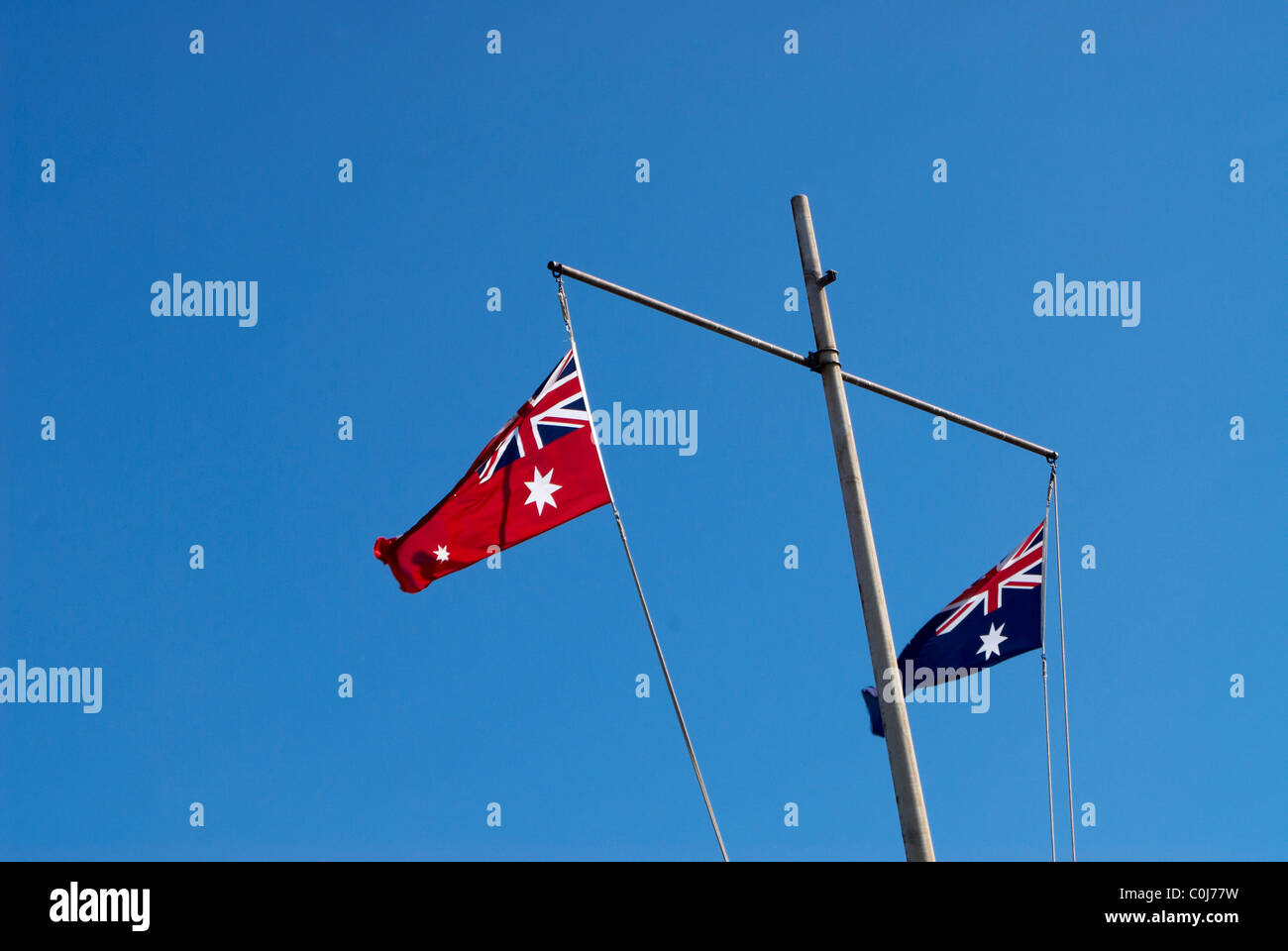 Australian flags hi-res stock photography and images - Alamy