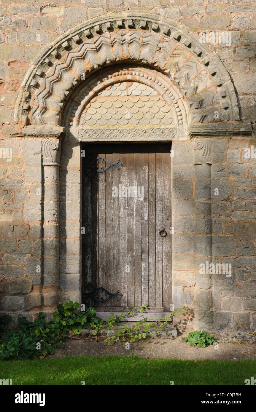 Romanesque church england hi-res stock photography and images - Alamy