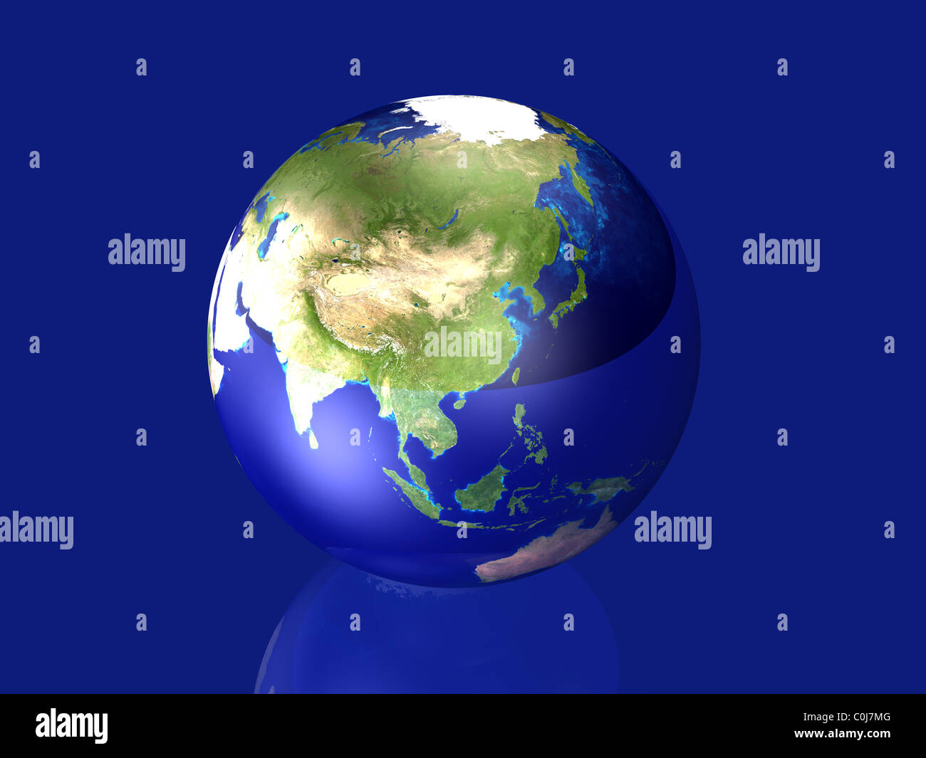 Texture from NASA public domain Images / Visibleearth Stock Photo - Alamy