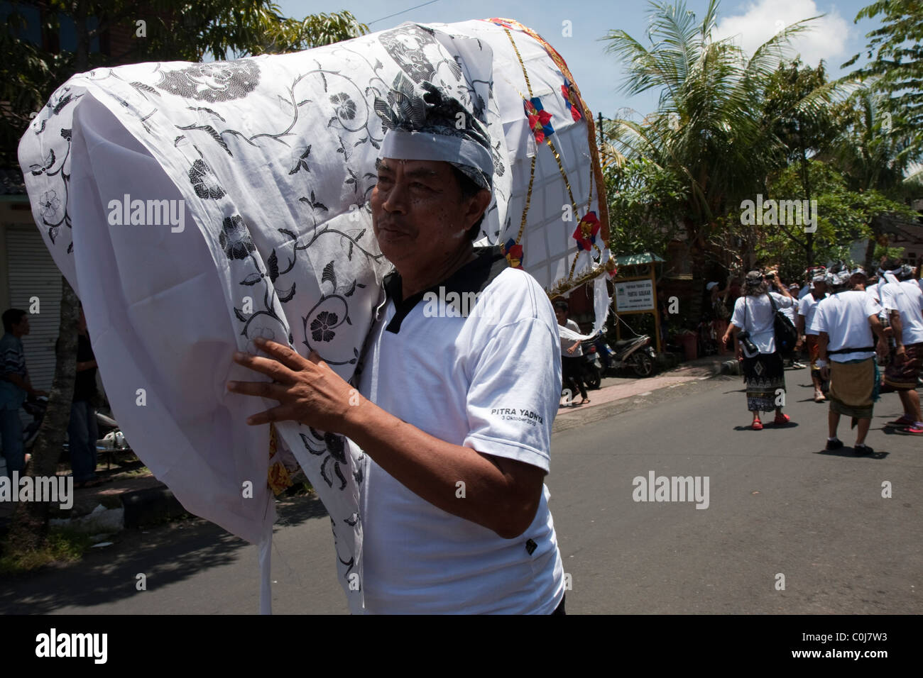 Cremation in Ubud, Bali, Indonesia. Cremations are part of Hindu ...