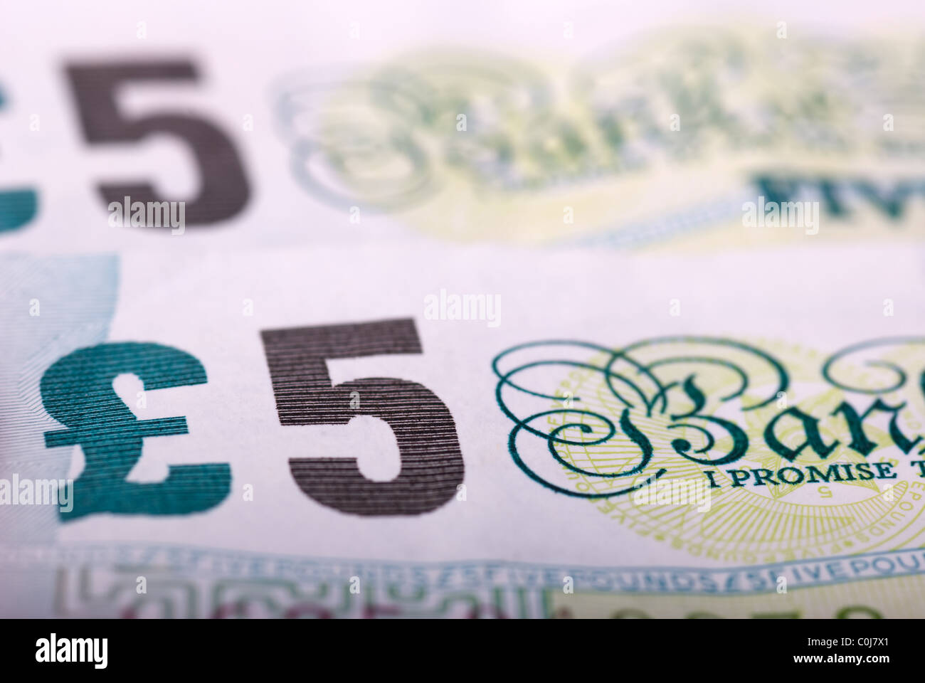 Five Pound Notes Stock Photo - Alamy