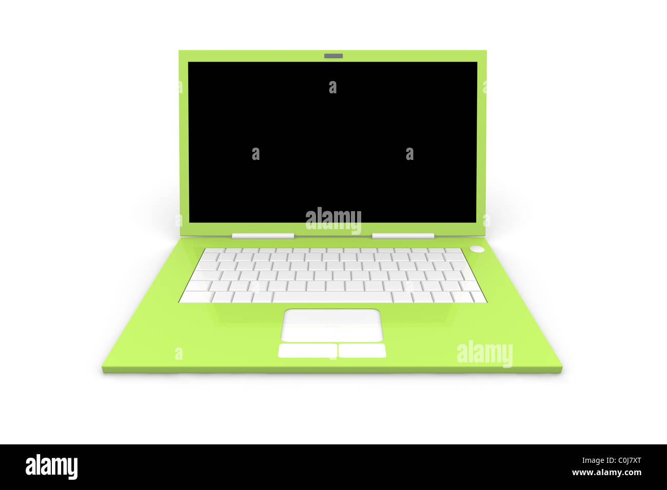 3d render laptop computer Cut Out Stock Images & Pictures - Alamy