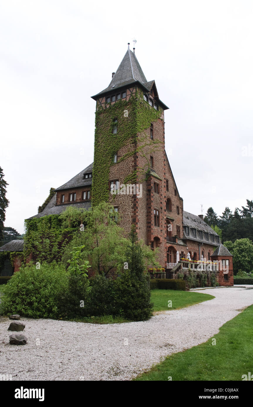 Schloss Saareck, Mettlach, Saarland, Germany Stock Photo - Alamy