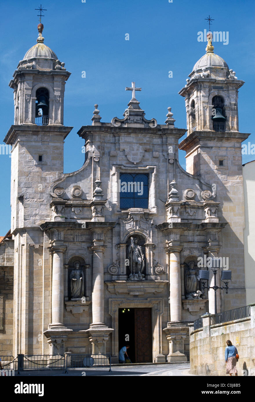 La Coruna Galicia Spain Inglesia de San Jorge (Church of Saint George ...