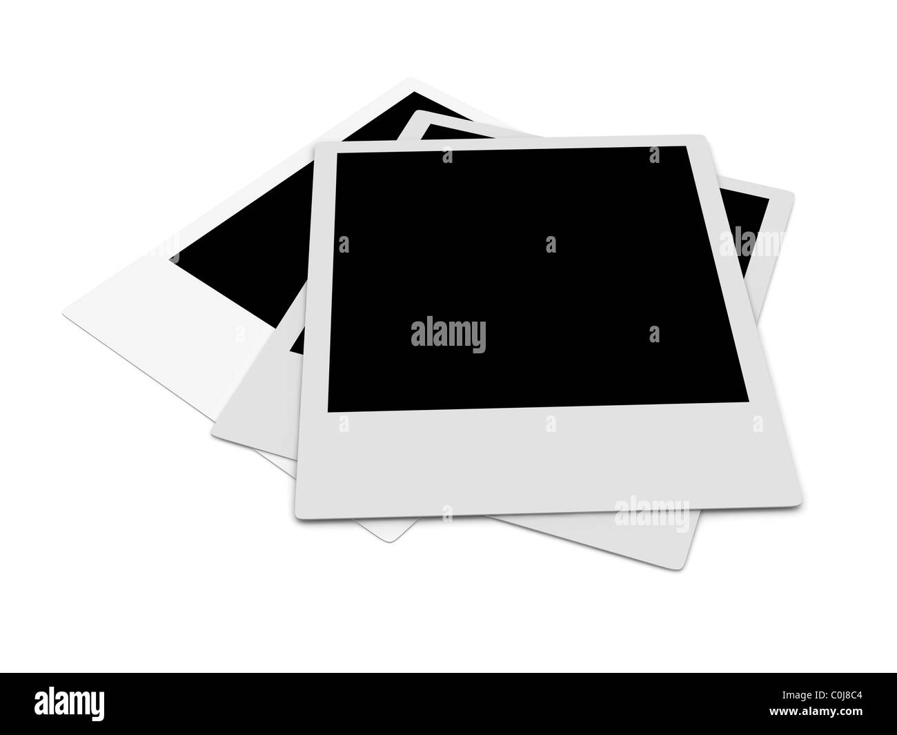 Classic picture frames of instant image cameras Stock Photo - Alamy