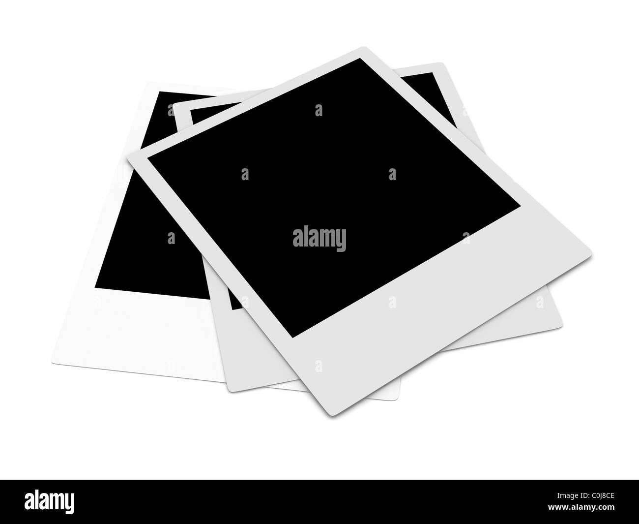 Classic picture frames of instant image cameras Stock Photo - Alamy