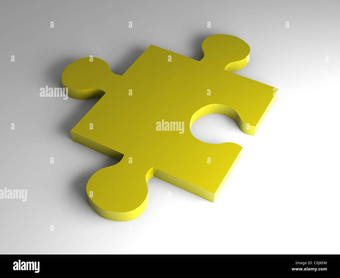 A golden Puzzle Piece Stock Photo - Alamy