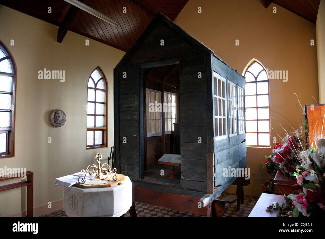 The little ark of Kilbaha, Mobile Chapel County Clare, Ireland Stock ...