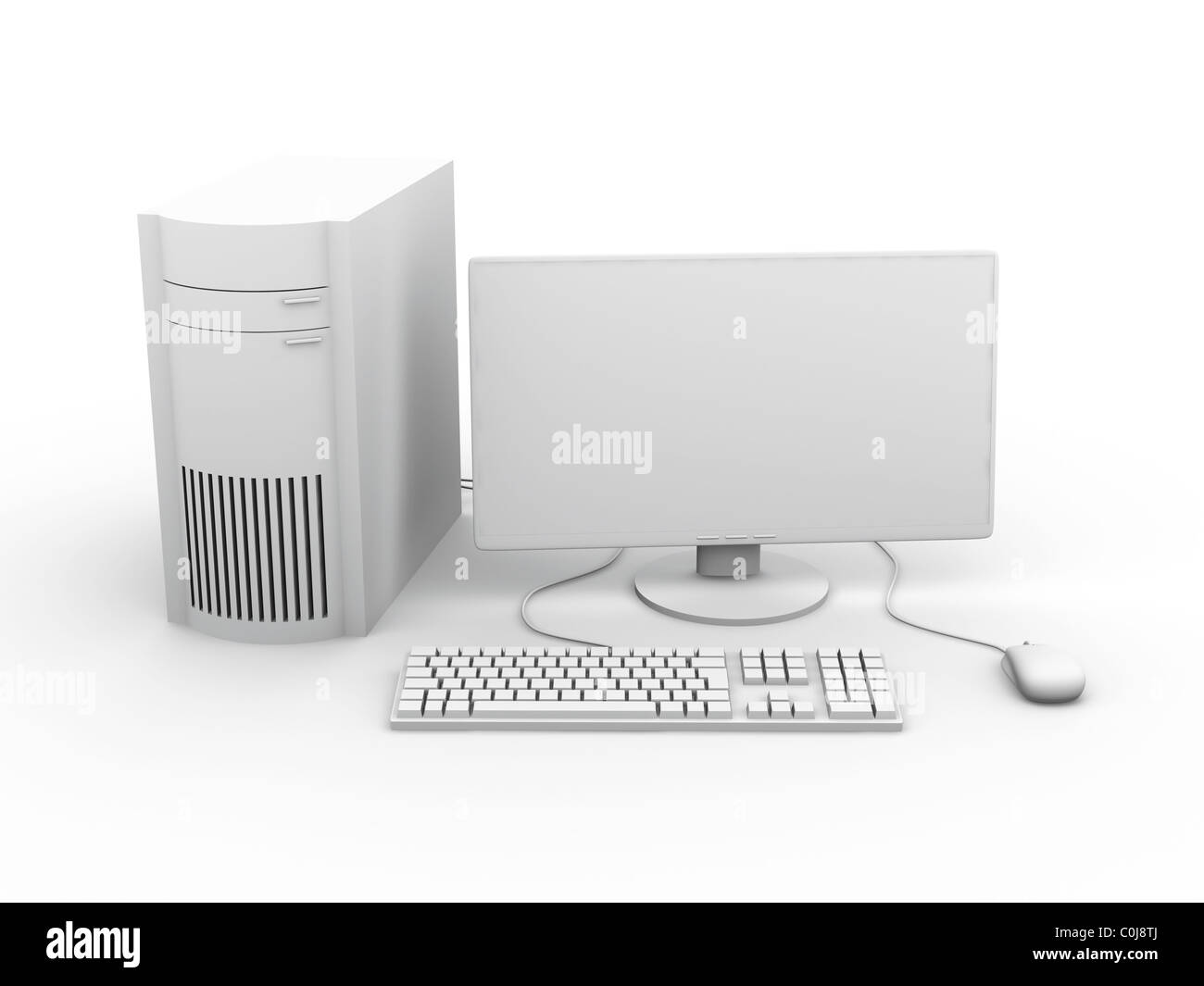 Workstation setup Cut Out Stock Images & Pictures - Alamy