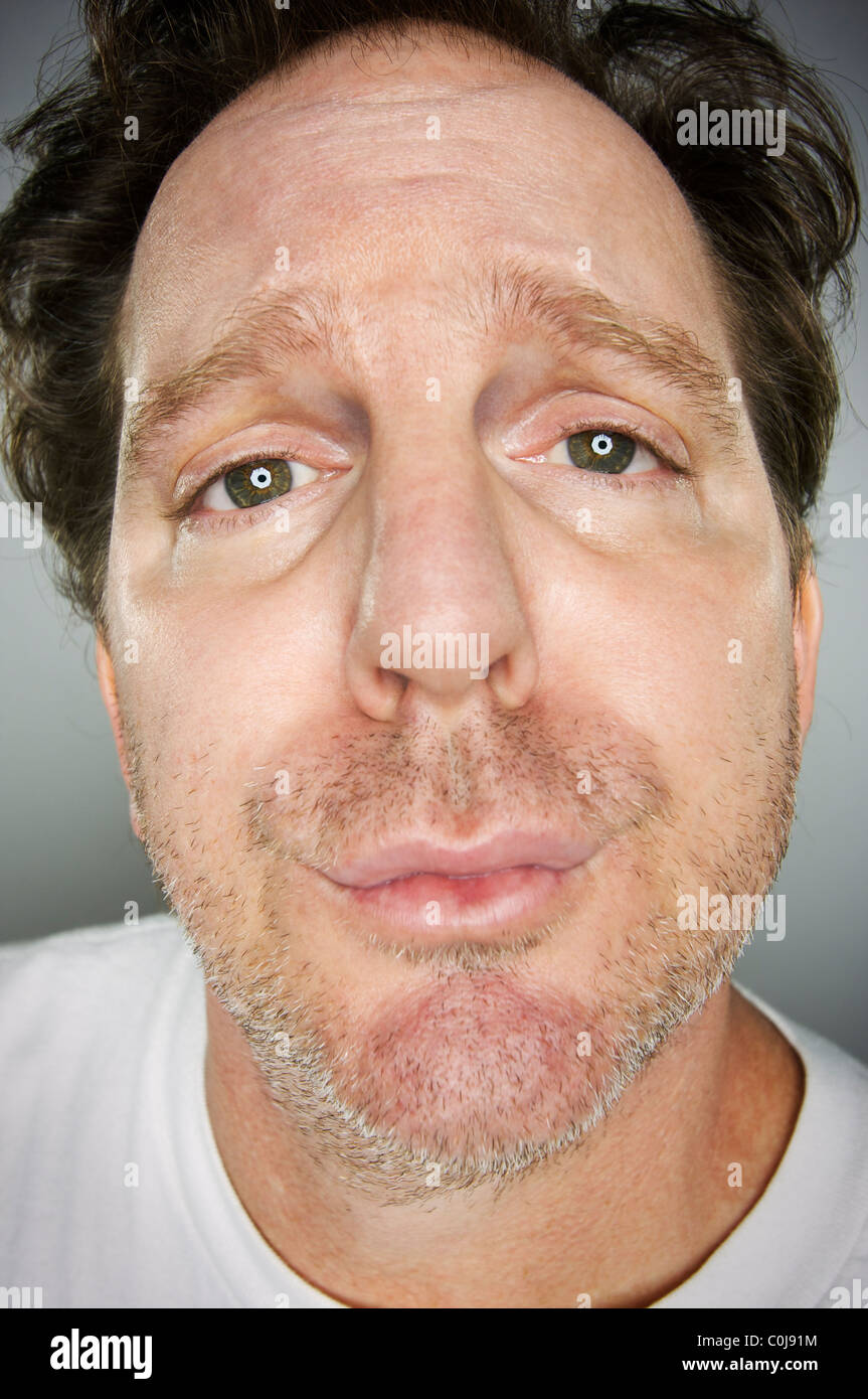 Man crazed expression hi-res stock photography and images - Alamy
