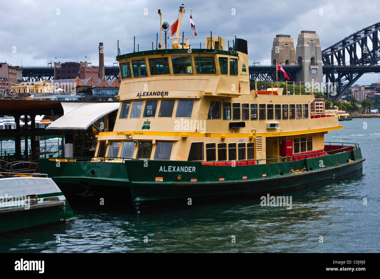 Alexander, seen here at Circular Quay,was launched in 1985, the third ...