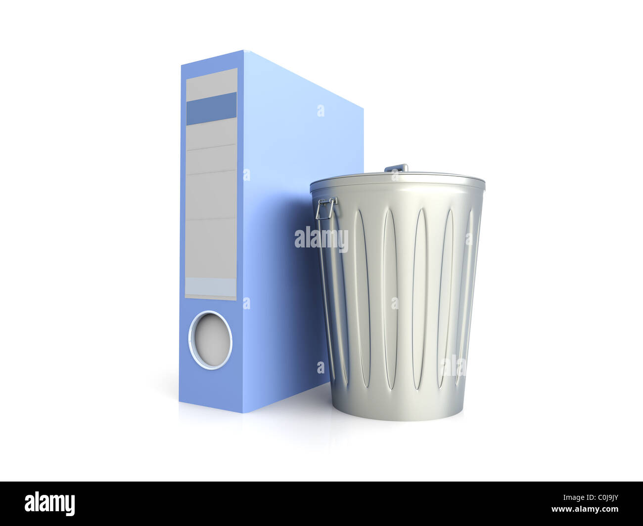 Folder trash bin 3d illustration hi-res stock photography and images ...
