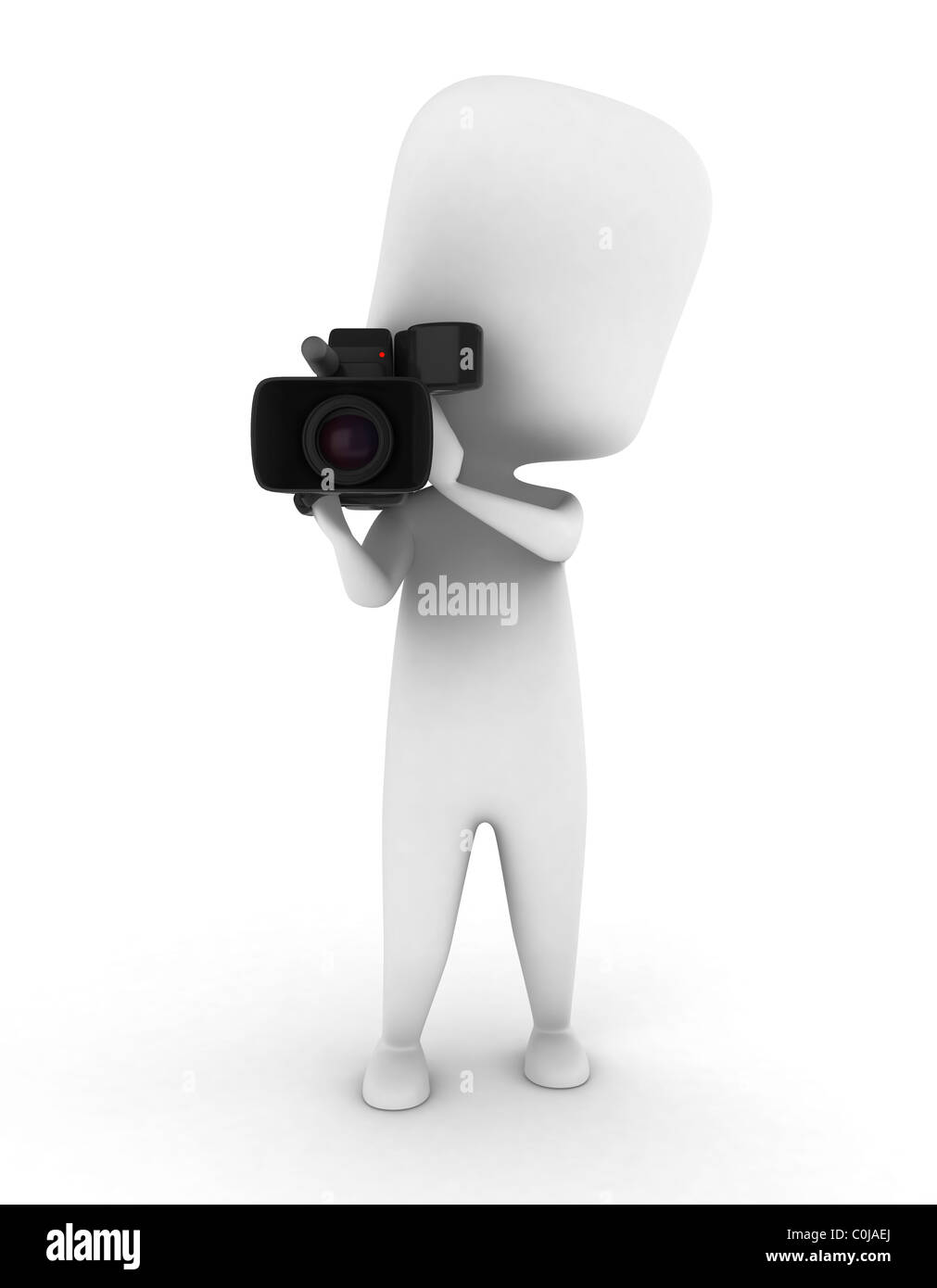 Cartoon man movie camera hi-res stock photography and images - Alamy