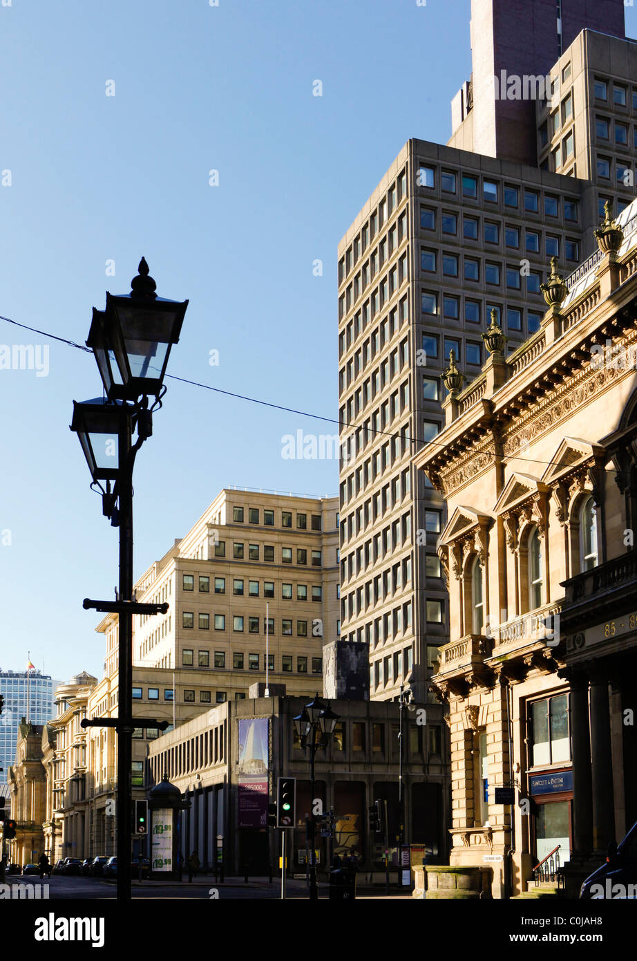 Colmore Row, financial district in Birmingham, West Midlands, England ...