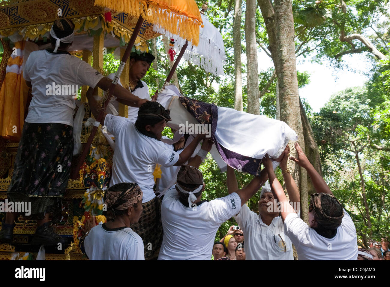 Balinese Cremation Bull And Tower High Resolution Stock Photography and ...
